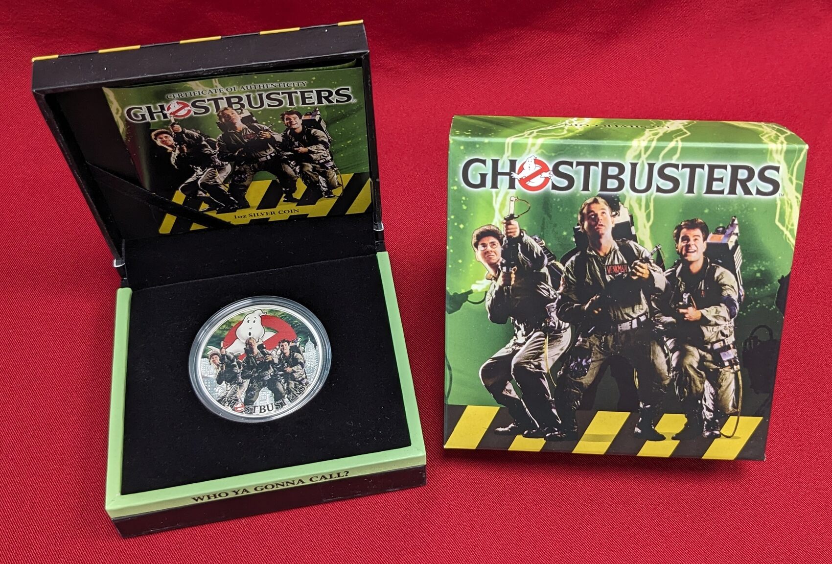 Tuvalu 1 Dollar Silbermünze - 1 oz Silver Coin 2017 Ghostbusters ...