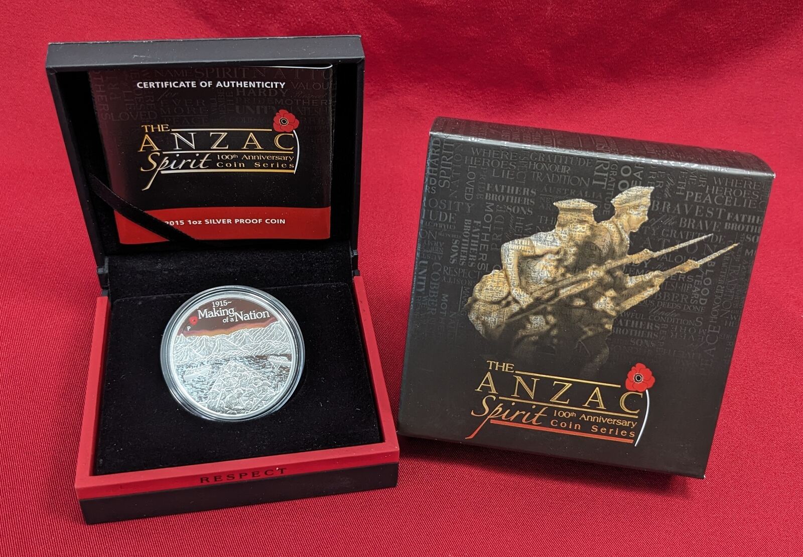 Australien 1 Dollar Silbermünze - 1 oz Silver Proof Coin 2015 Making of ...