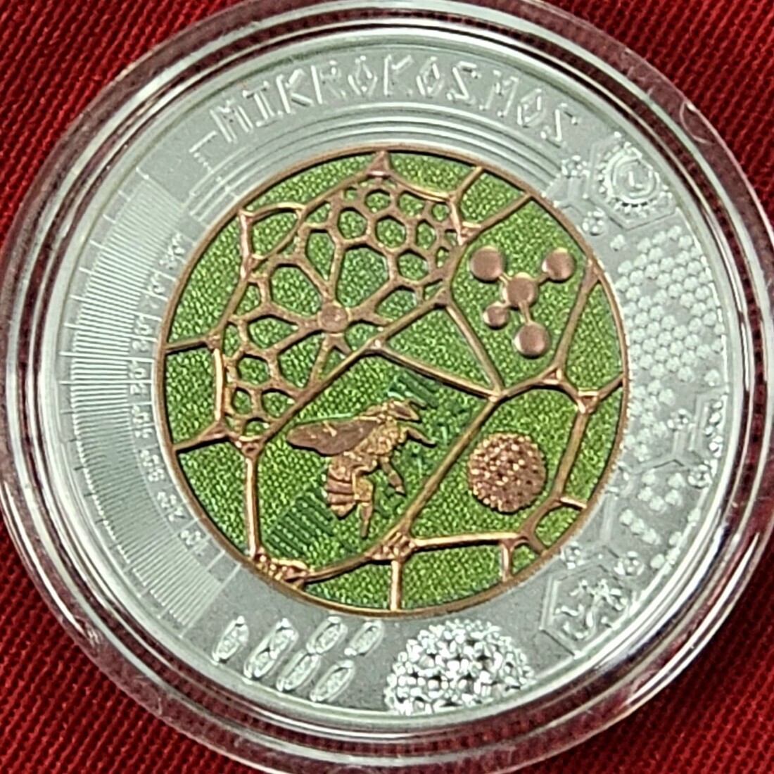 Österreich Austria 25 Euro Niobium 2017 Niob Der Mikrokosmos Bimetall ...