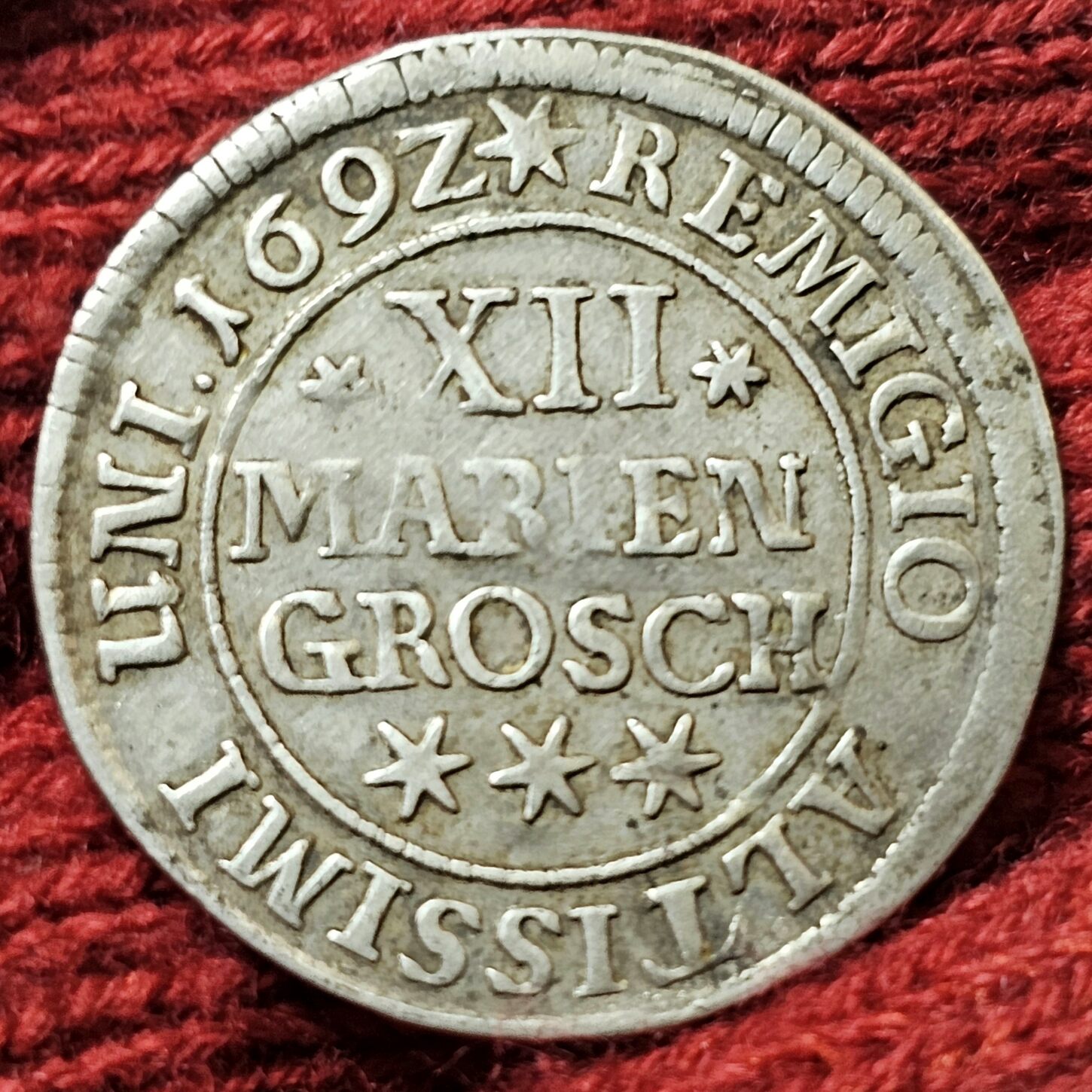 Brunswick Braunschweig Wolfenbüttel 12 Mariengroschen 1/3 Taler Wild ...