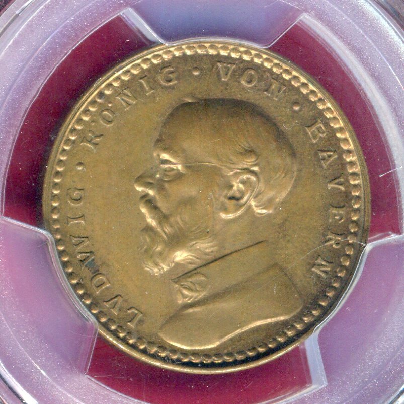 2 Mark Kupfer 1913 Ludwig - König von Bayern PCGS SP63RB | MA-Shops