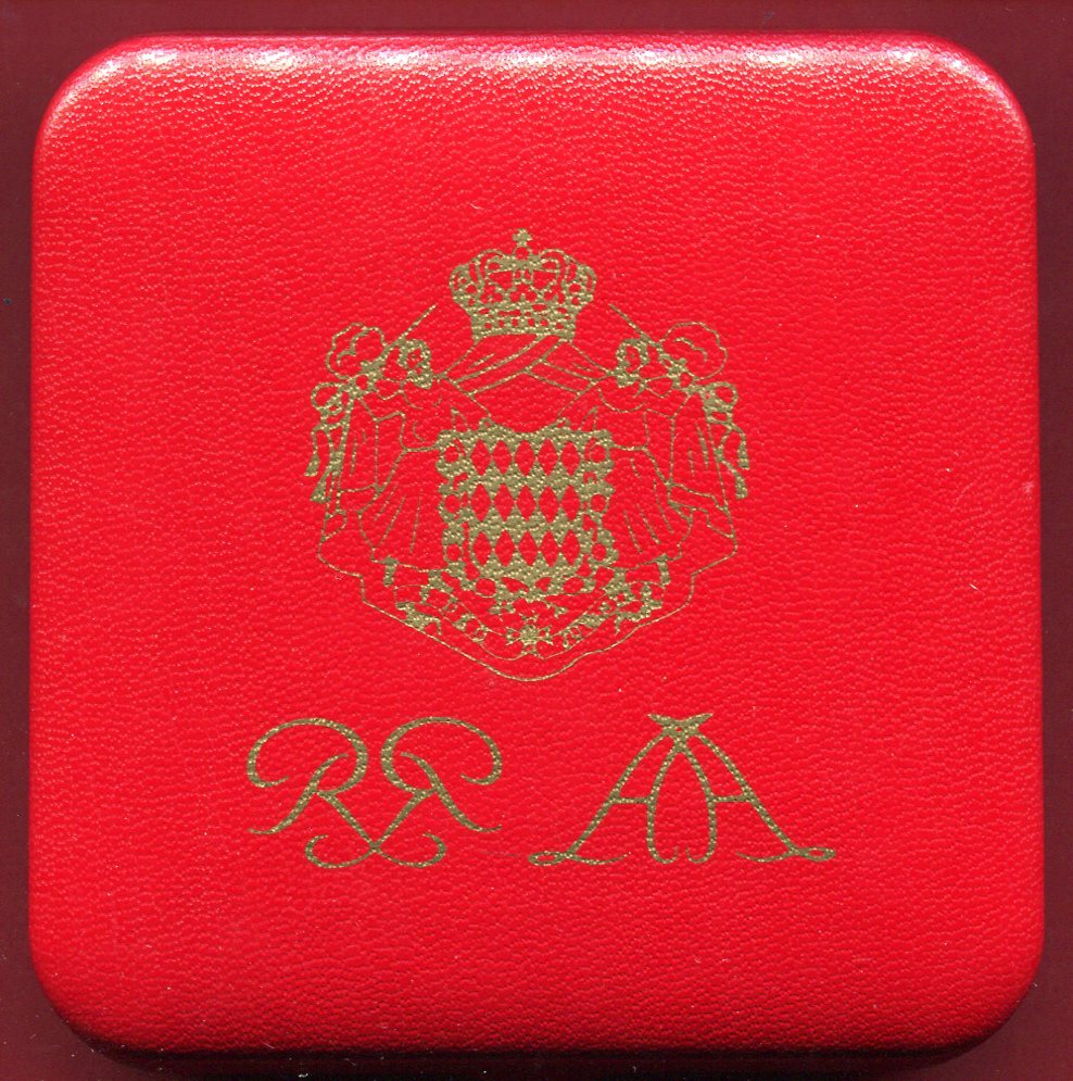 Monaco 1, 2 und 5 Cent 2005 Set aus 1 Cent - 5 Cent Proof with box ...