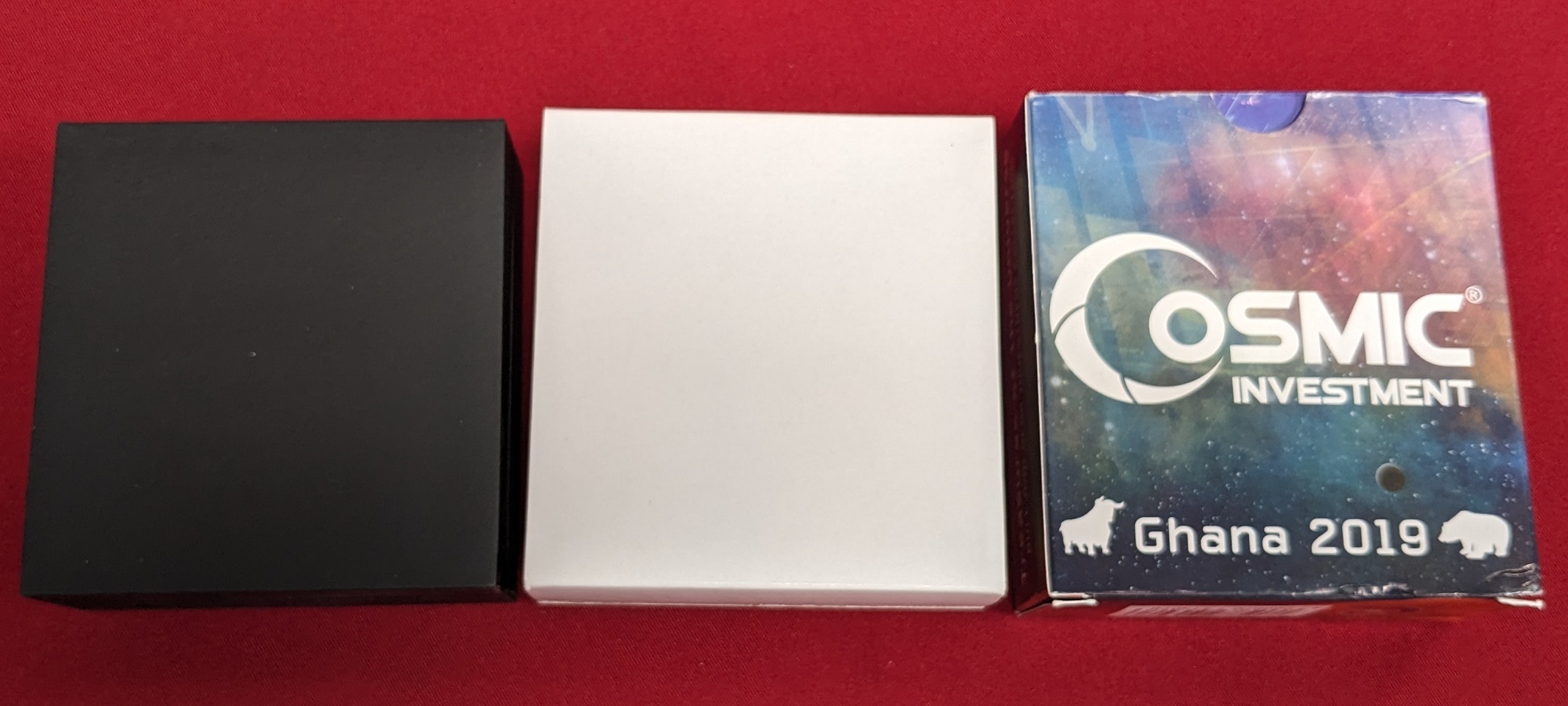 Ghana 5 Cedis Silbermünze 2019 Treasures of the Universe meets Bull and ...