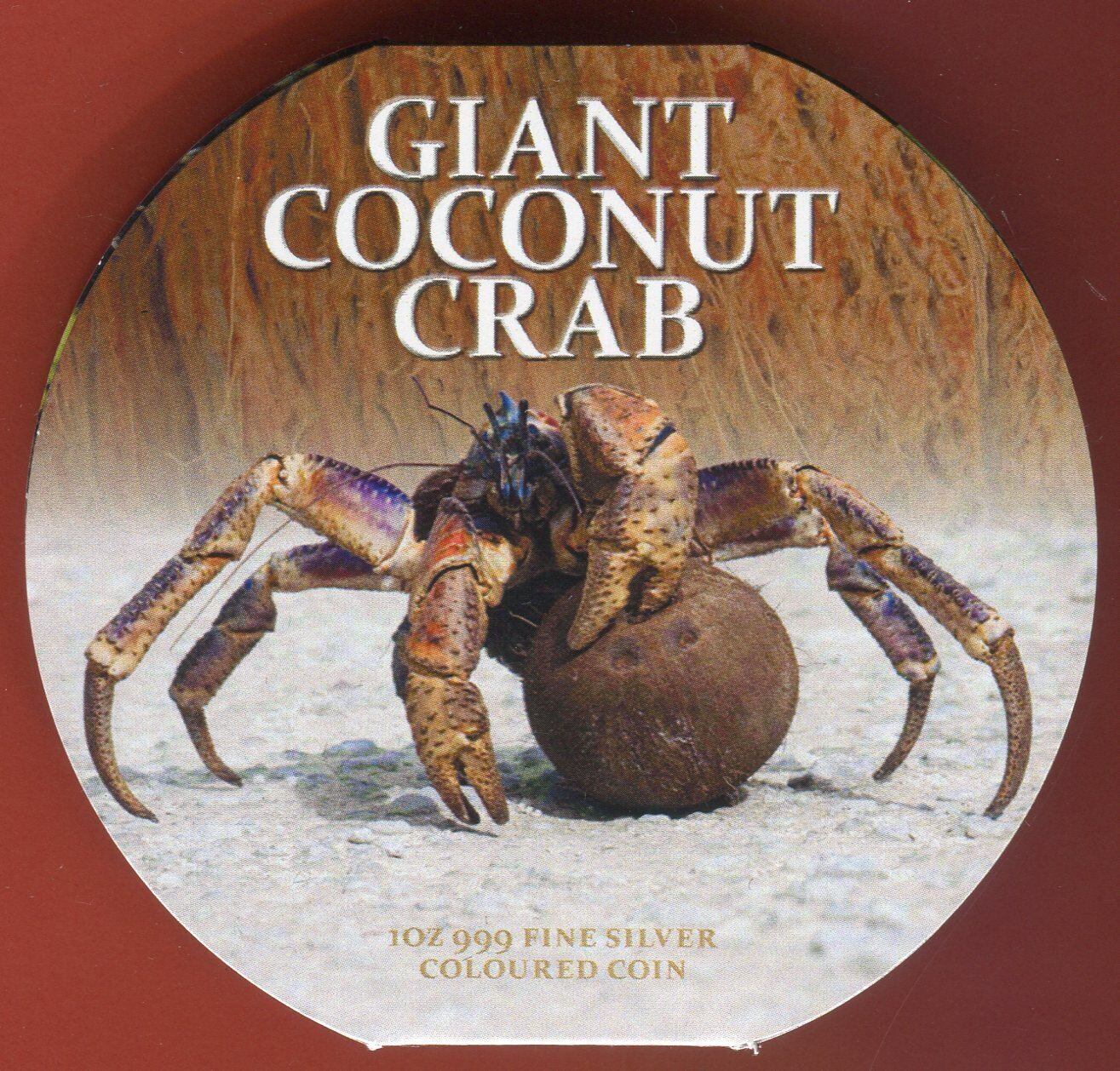 Pitcairn Islands 2 Dollars 2013 Giant Coconut Crab - Palmendieb ...