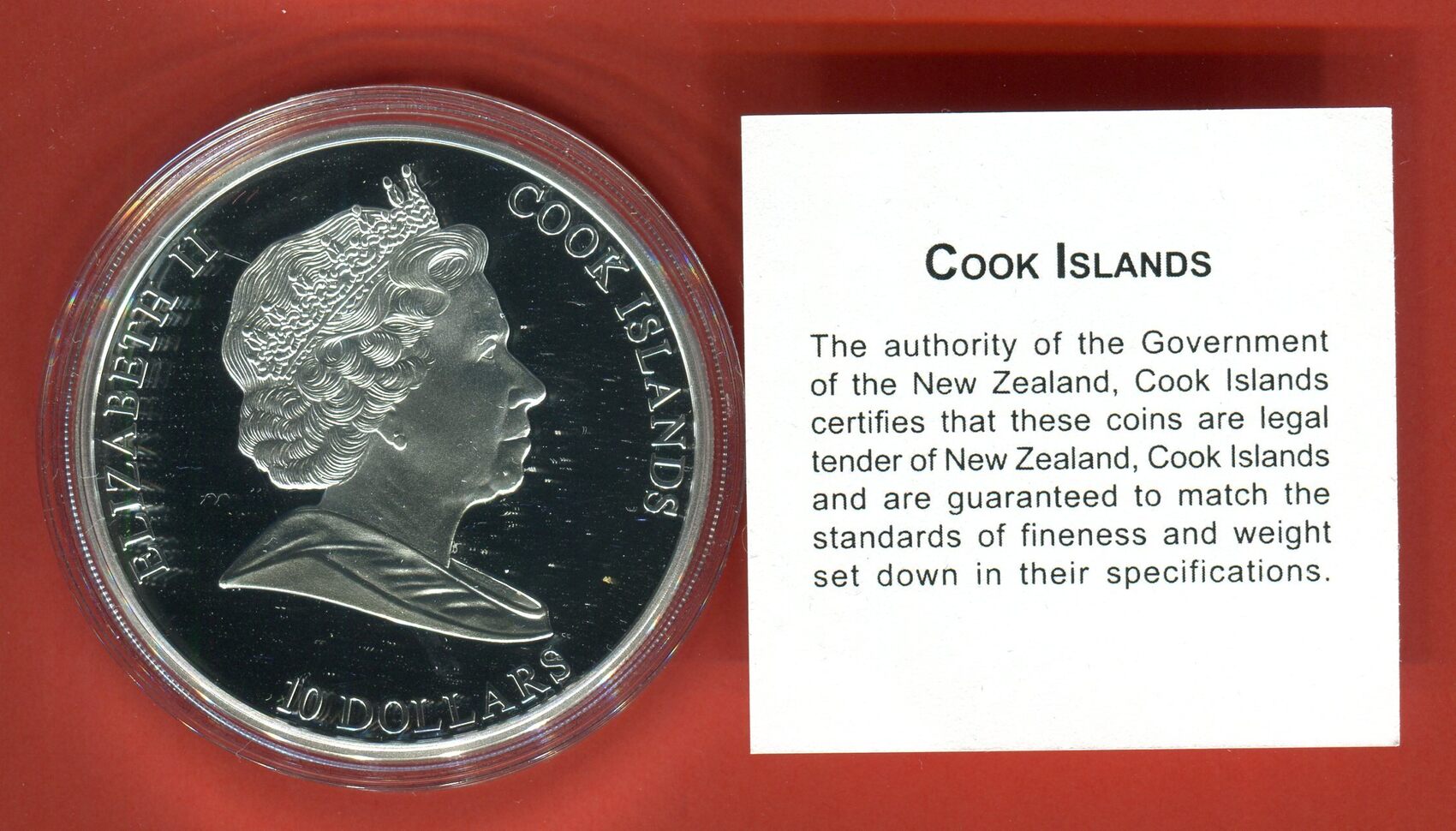 Cook-Inseln, Cook Islands 10 Dollar - 2 oz Silver Coin 2008 Elisavetha ...