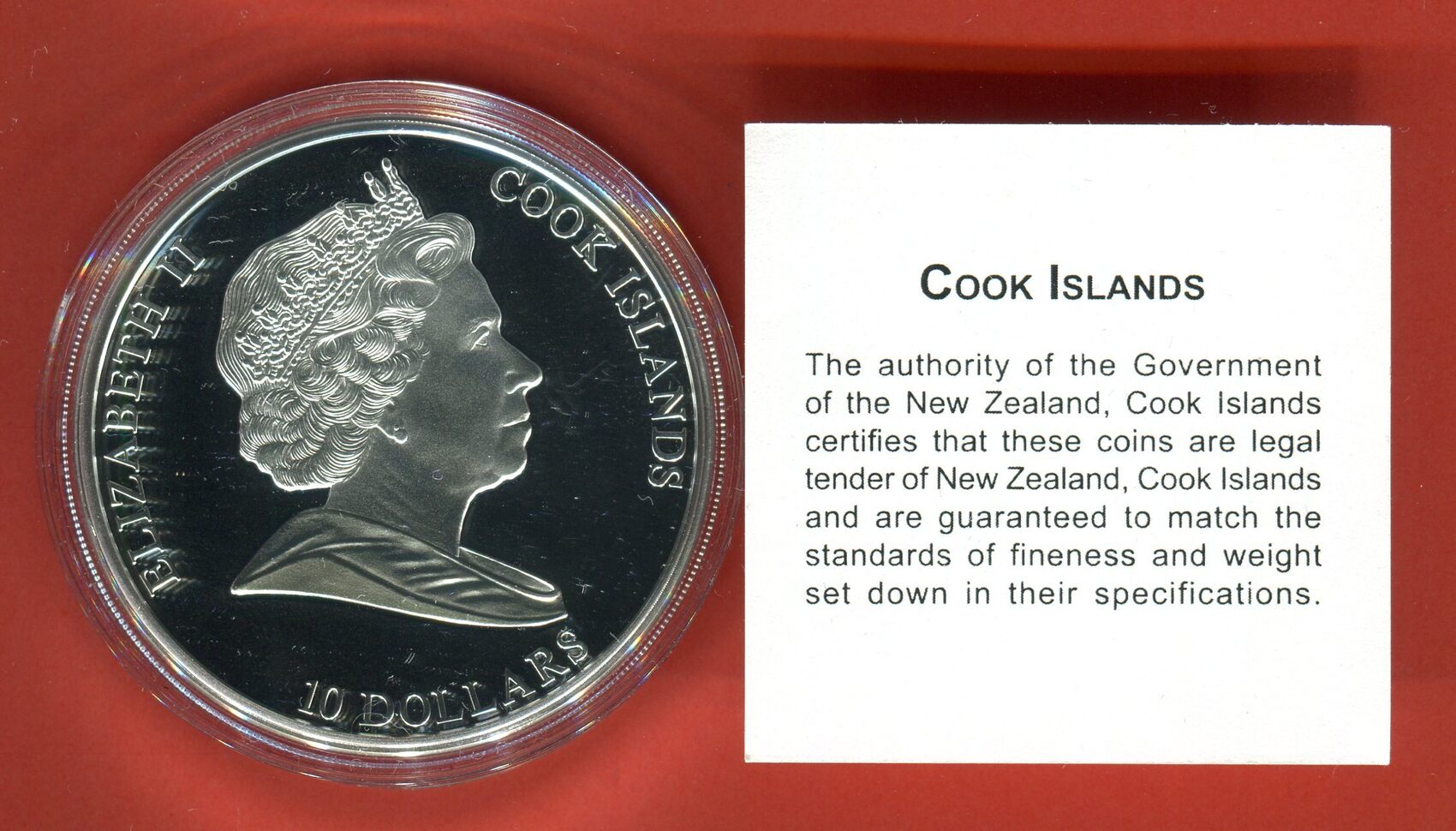 Cook-Inseln, Cook Islands 10 Dollar - 2 oz Silver Coin 2008 Alexei ...