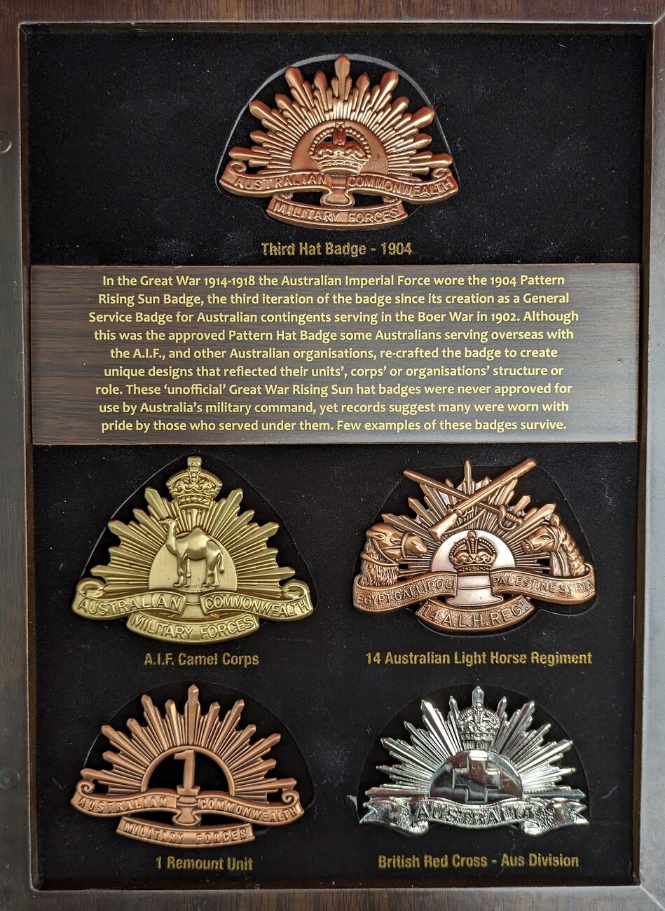 Australien Australia Badges Set 2011 Great War Commemorative Rising Sun ...