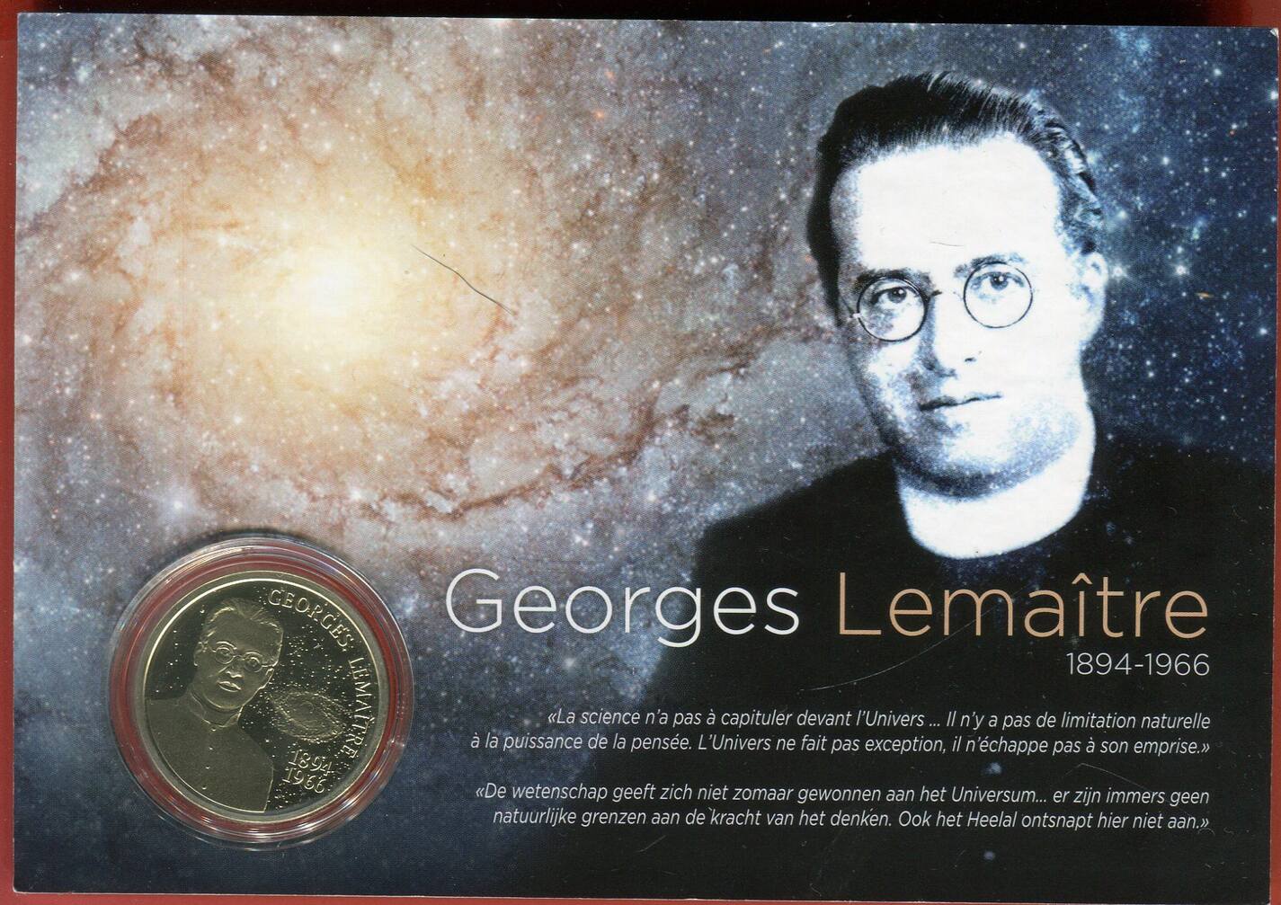 Belgien 5 Euro 2016 50. Todestag Georges Lemaitre unc | MA-Shops
