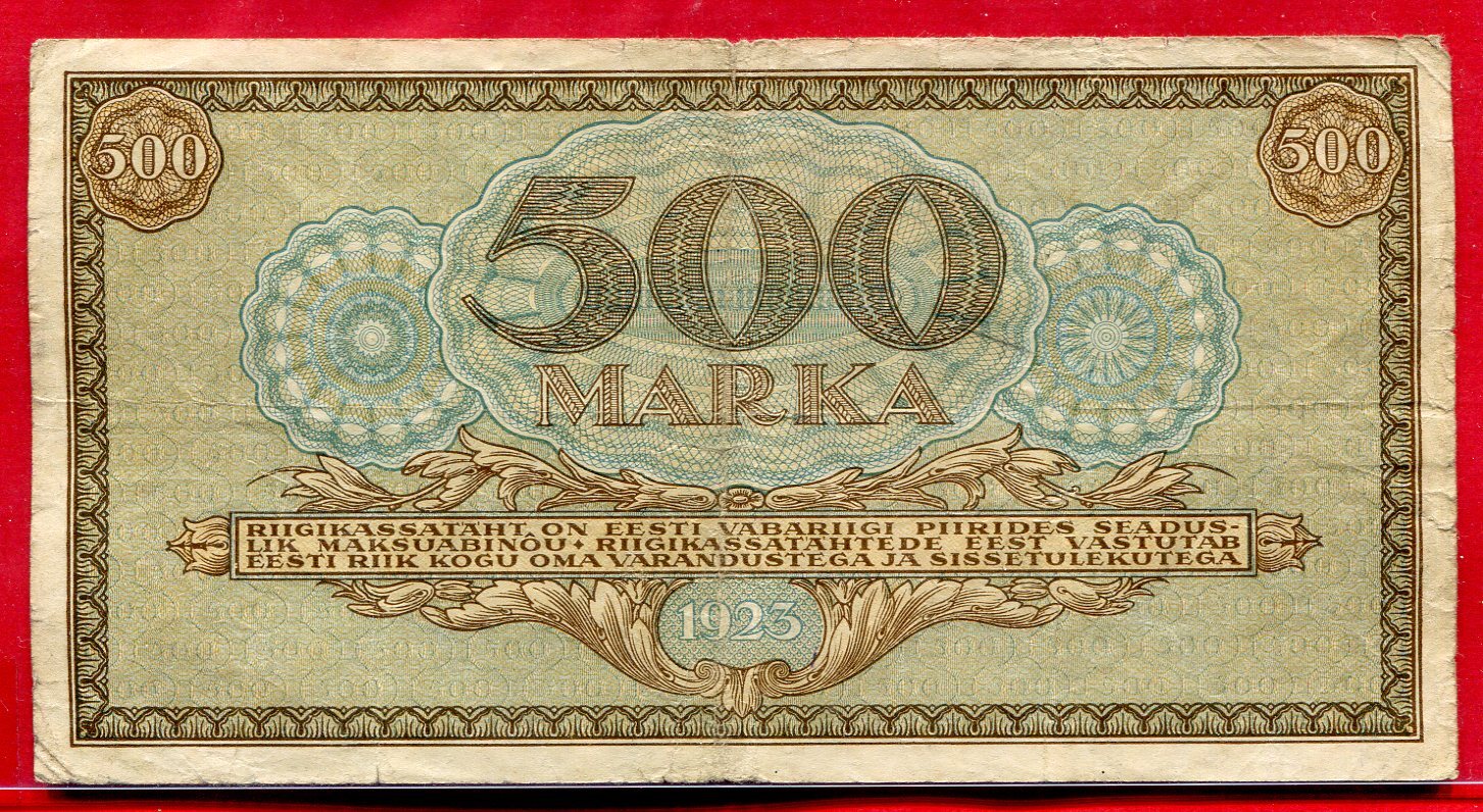 Estland 500 Marka 1923 f see pictures | MA-Shops