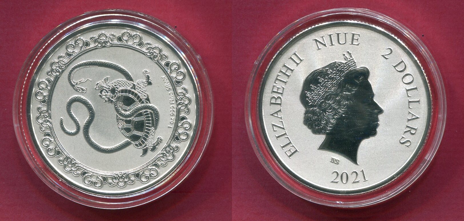 Niue 2 Dollars Silbermünze 2021 Feng Shui - Celestial Animals - The ...