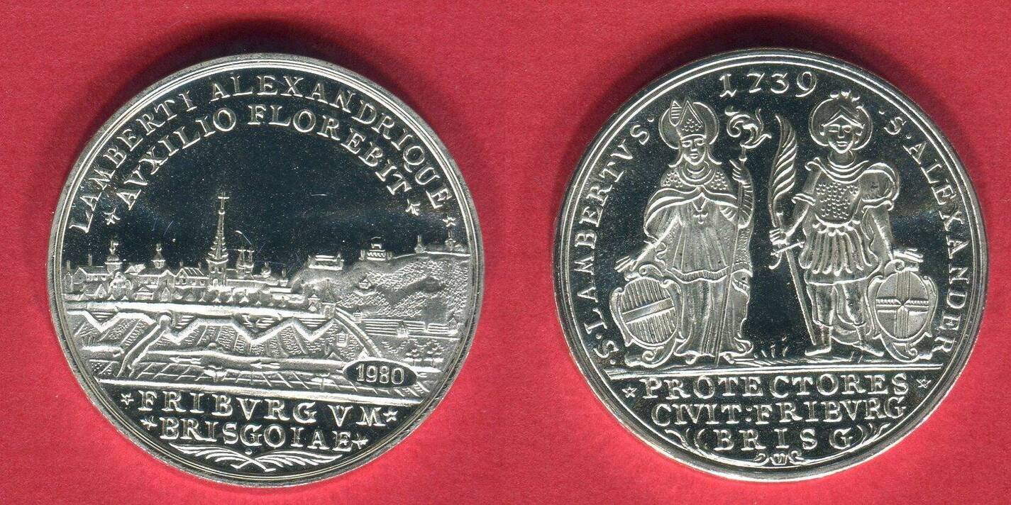 Deutschland Silbermedaille Nachprägung 1739 NP 1980 Replik ...