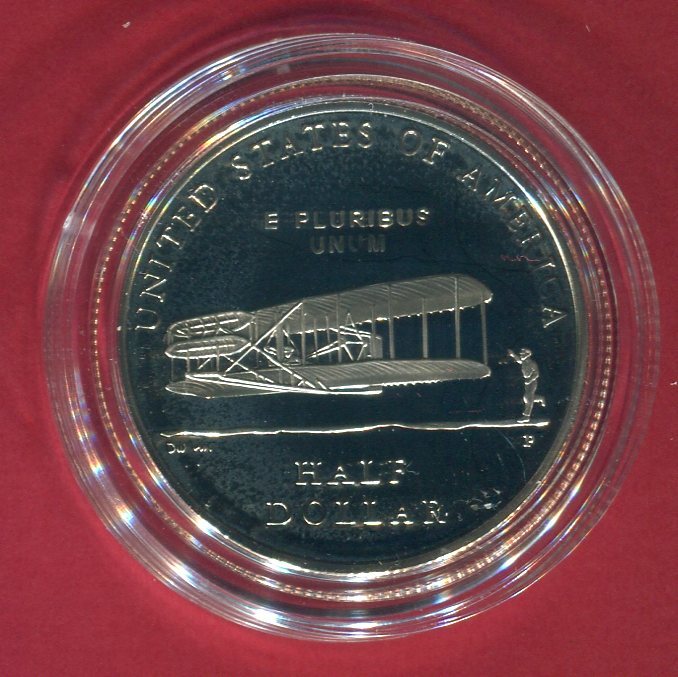 USA Half Dollar Cu/Ni 2003 First Flight Centennial Commorative Coin ...