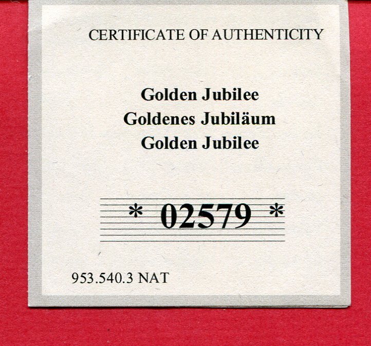 Goldmedaille 2022 Queen Elisabeth II. - Golden Jubilee (1/200 oz) proof ...