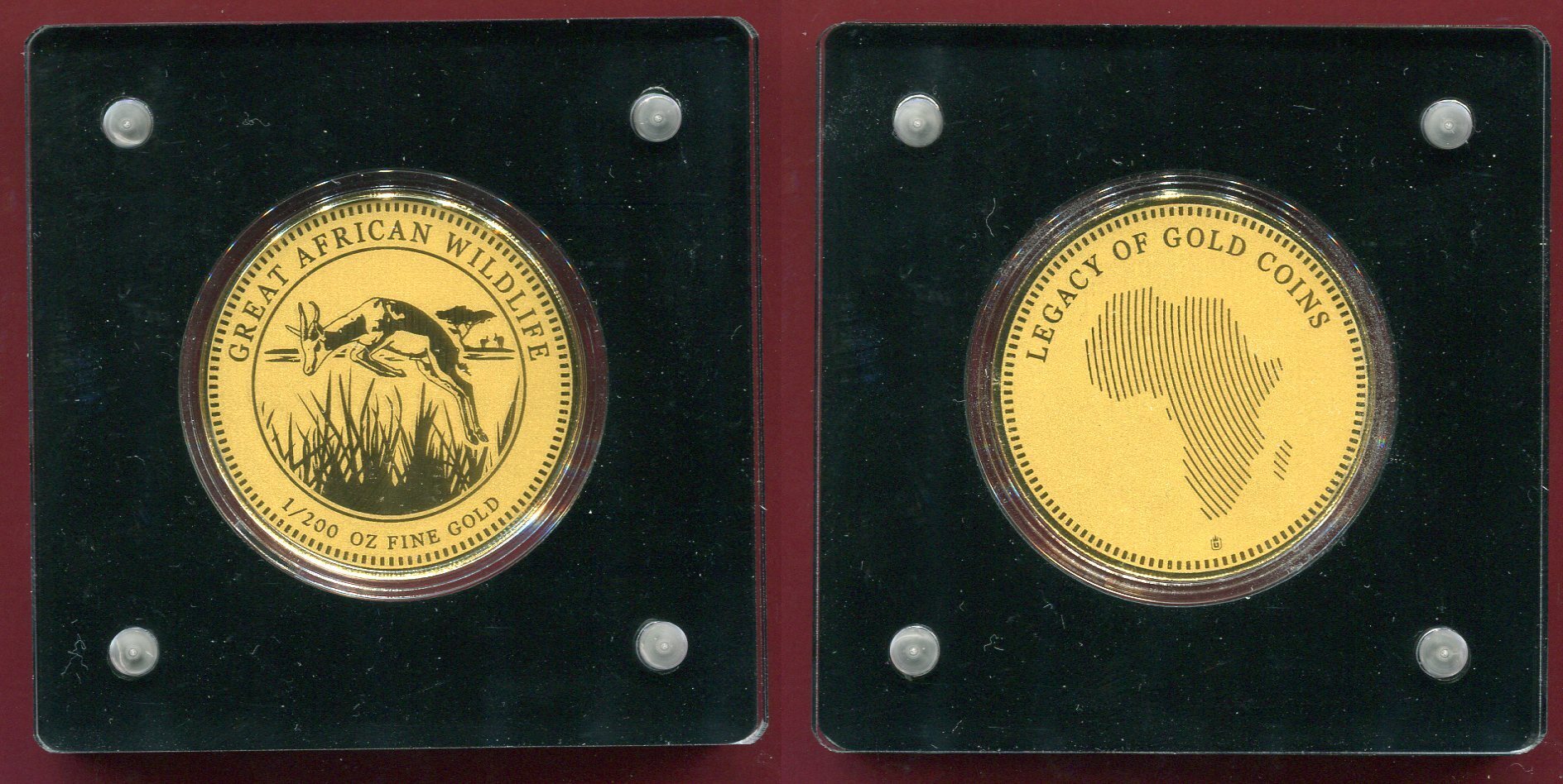 Goldmedaille 2022 Afrikanischer Springbock - African Springbok (1/200 ...