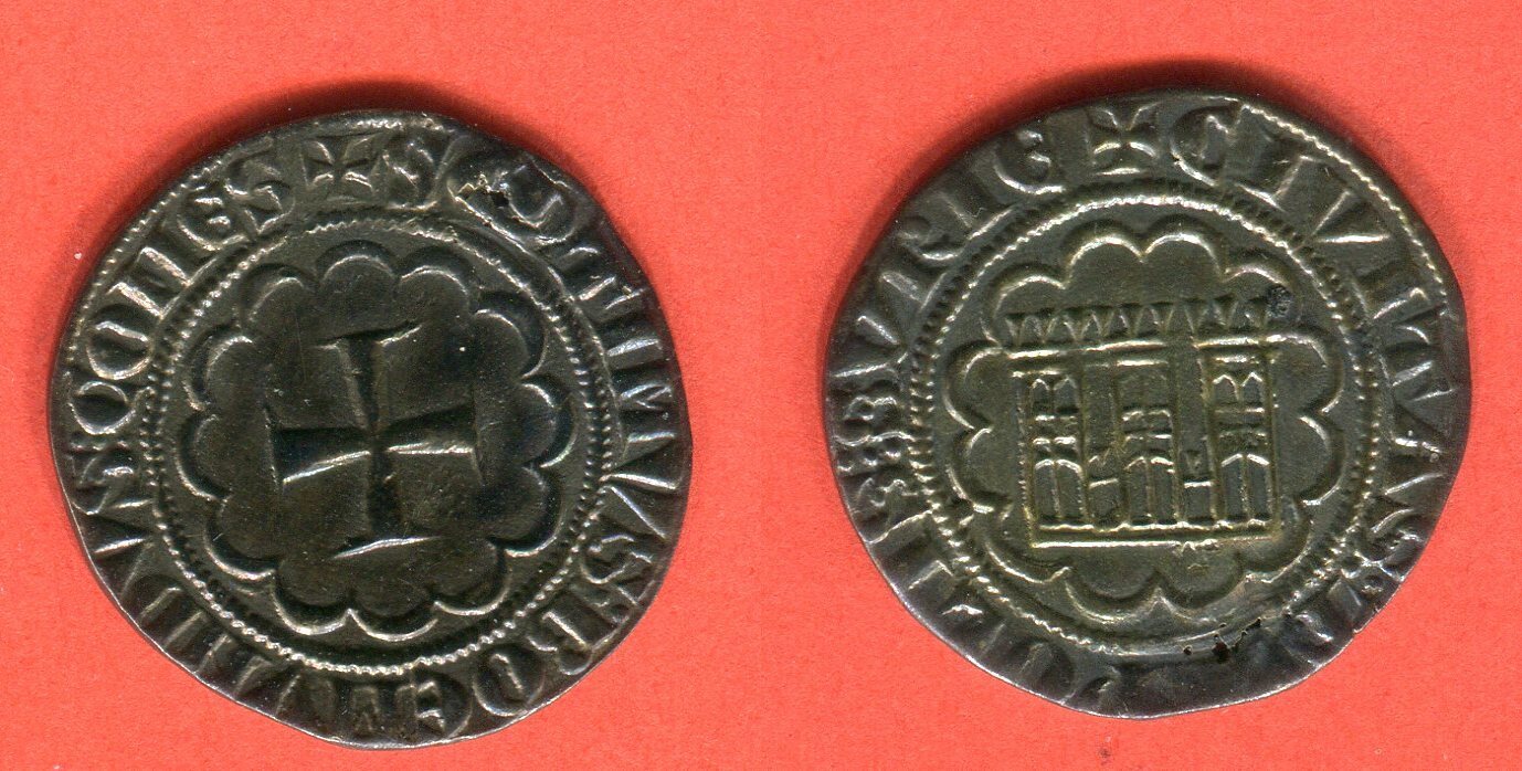 Tripolis Groschen 1275 -1287 Bohemund VII., Prinz von Antiochia XF, but ...
