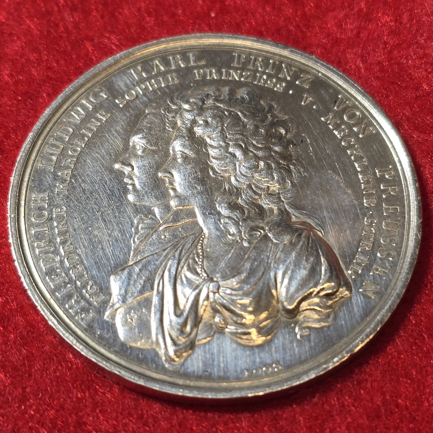Brandenburg Preußen Königreich Silbermedaille 42 mm 1793 Prinz ...