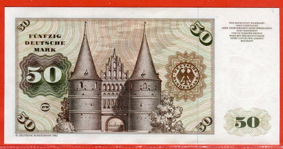 Western Germany FRG Bundesrepublik Deutschland 50 DM Deutsche Mark ...