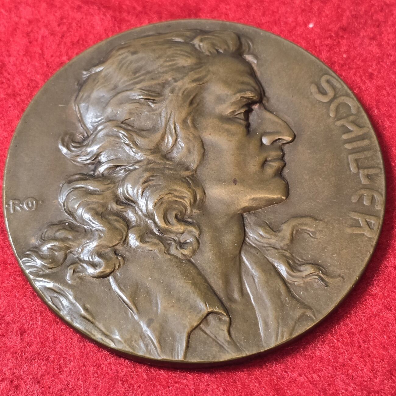 Marbach Württemberg Bronzemedaille o.J. Auf die Einweihung der Glocke ...