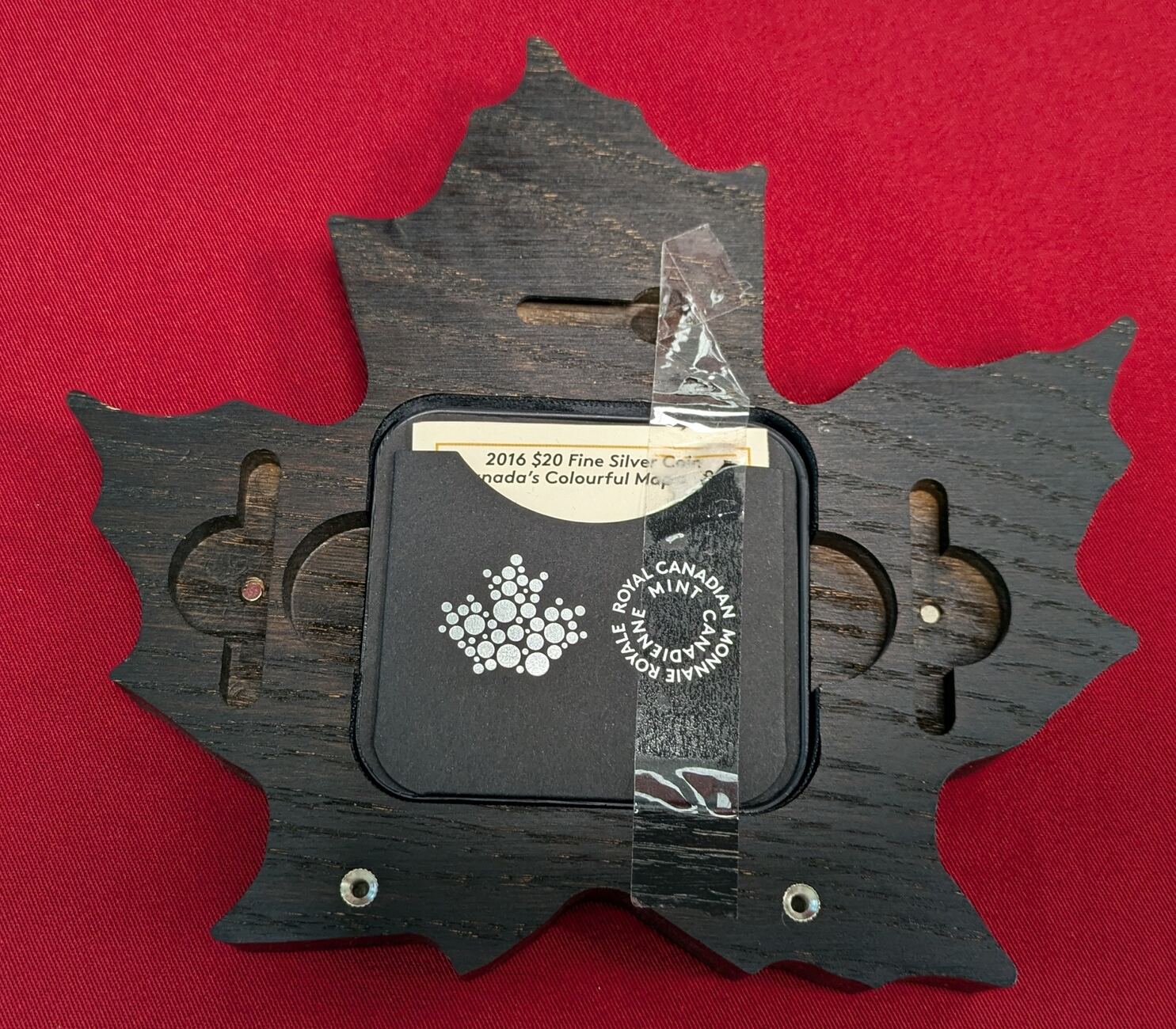 Kanada 20 Dollars Silbermünze in Form eines Ahornblatts 2016 1 oz ...