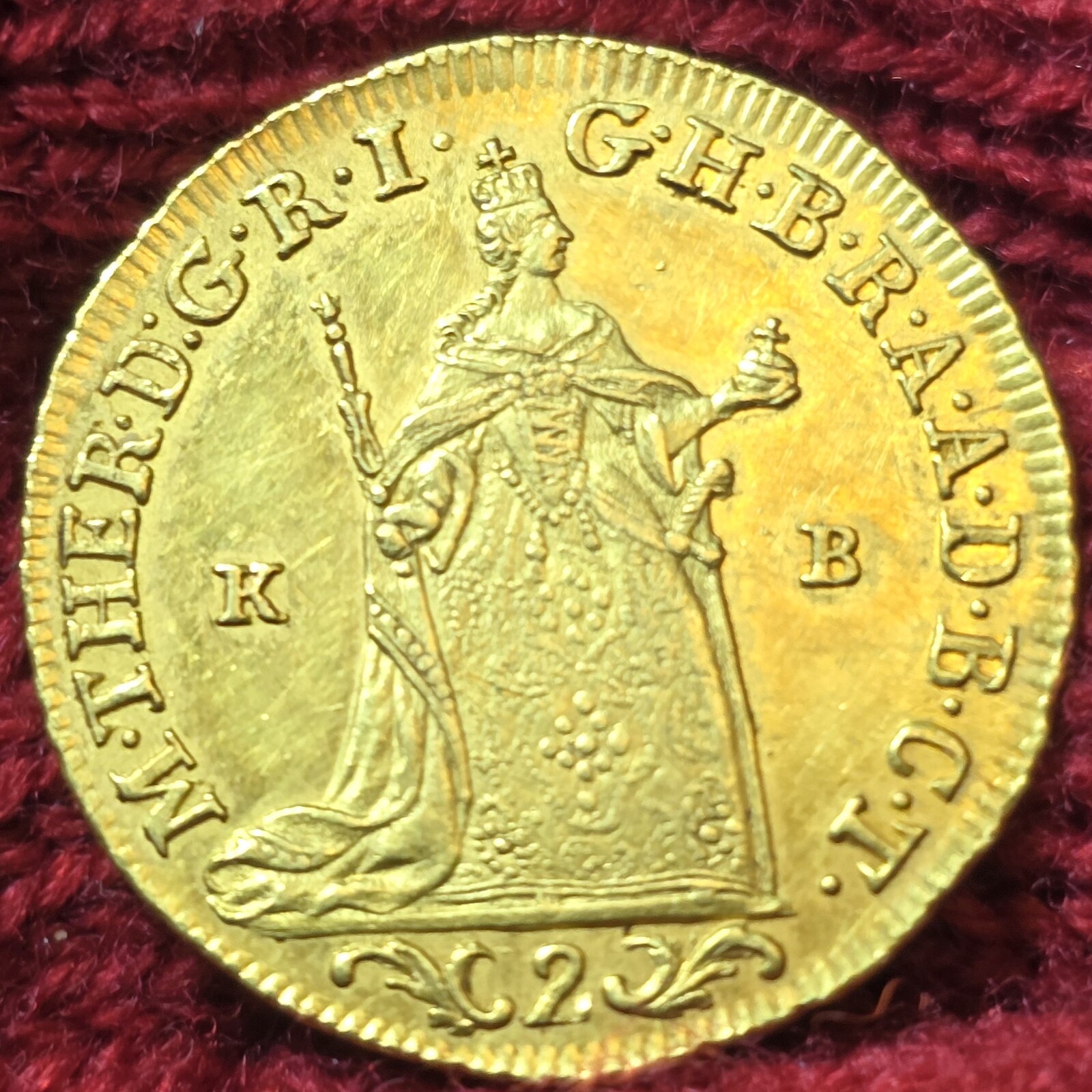 Österreich Haus Habsburg RDR Ungarn Hungary Doppeldukat 2 Dukaten 1765 ...