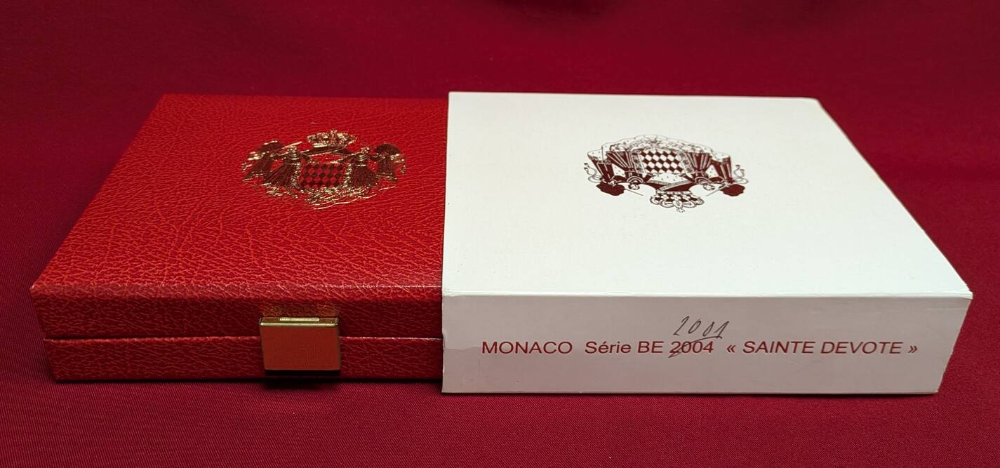 Monaco 2004 Box & Umkarton für Polierte Platte Satz Box fast neuwertig ...