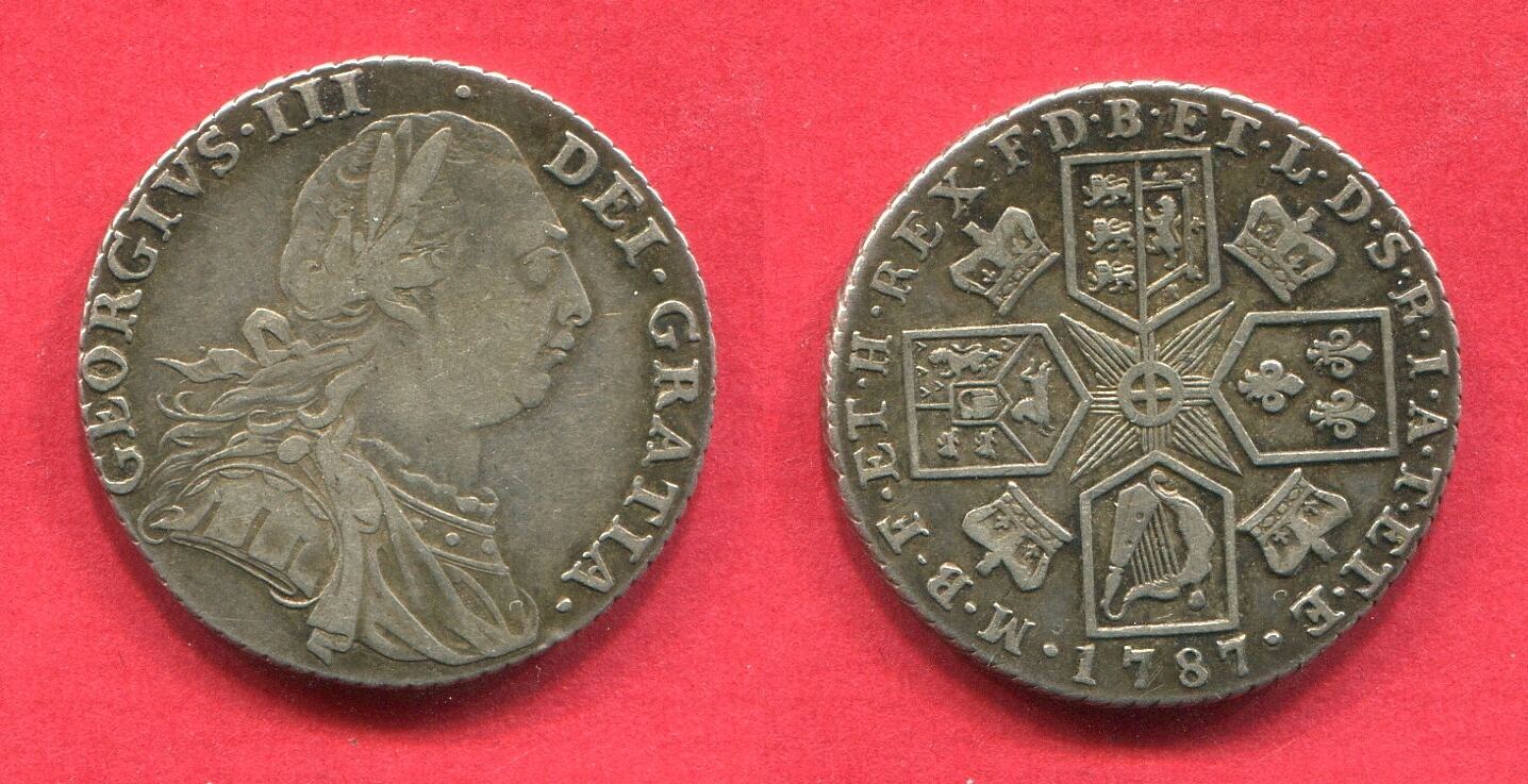 Englang Großbritannien Great Britain Shilling Schilling 1787 Georg ...