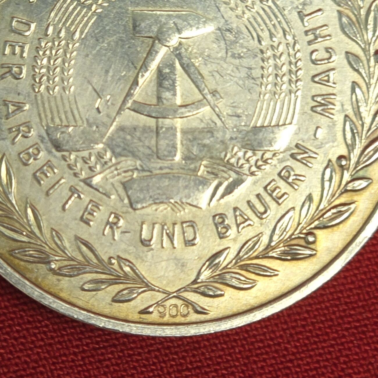 Eastern Germany DDR GDR Tragbare Medaille Orden mit Band o.J. Für ...