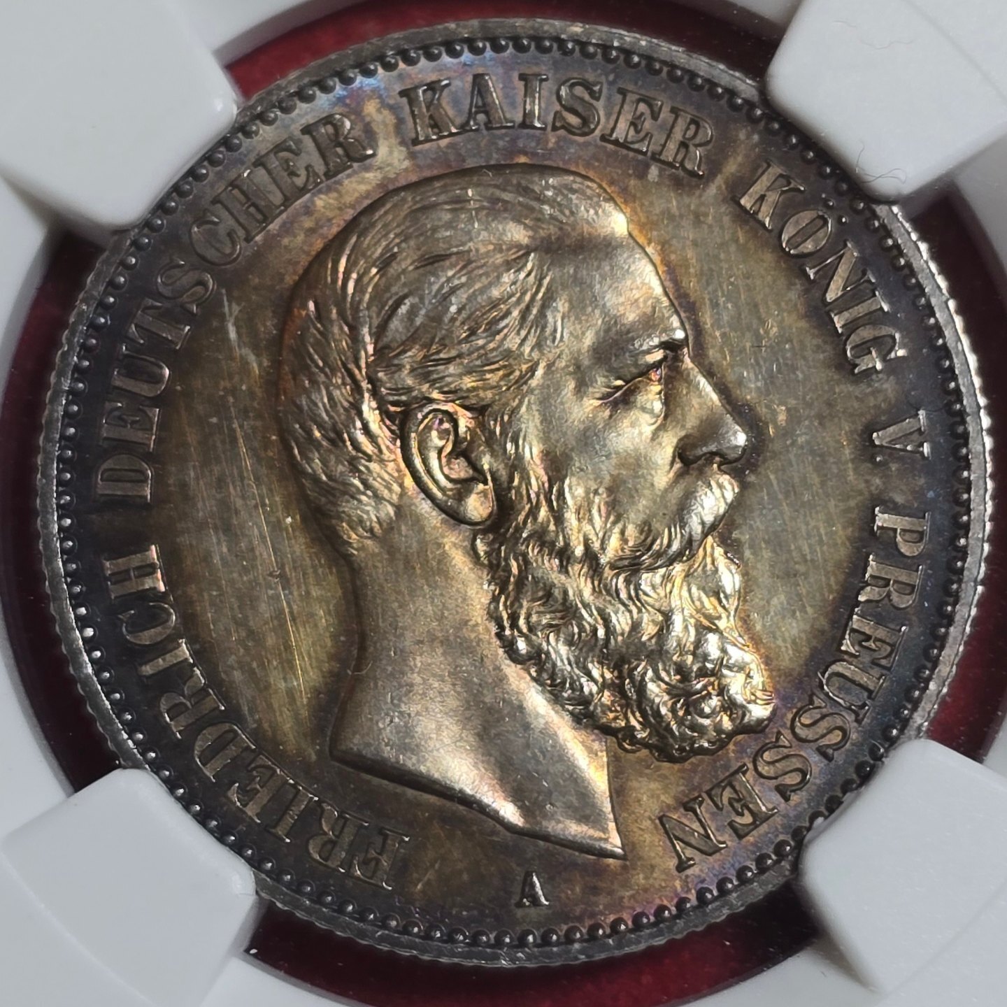Preußen Prussia German Empire Kaiserreich 2 Mark 1888A Kaiser Friedrich ...