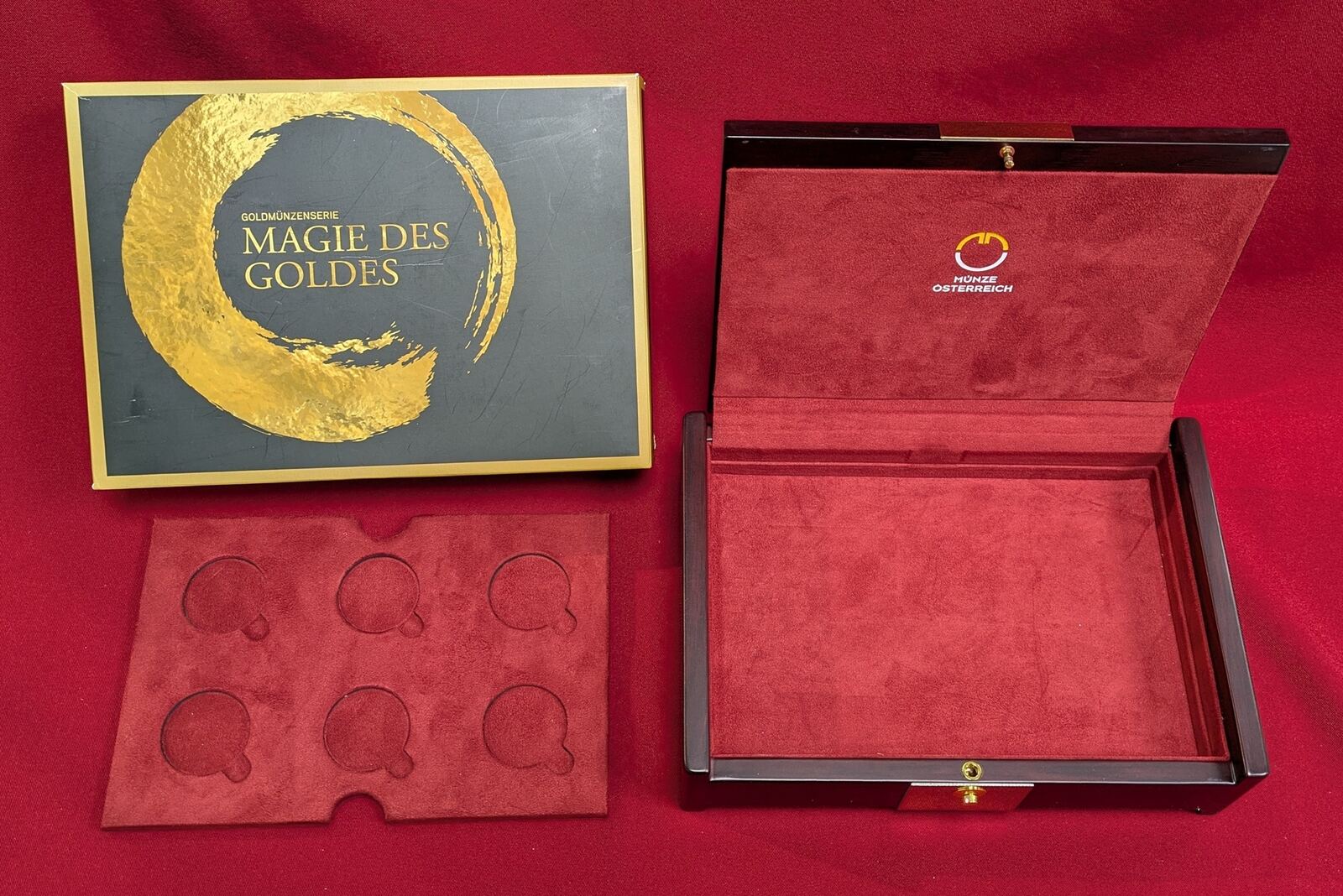 Österreich Zubehör für 100 Euro Goldmünzen Serie 2021 The Magic of Gold ...