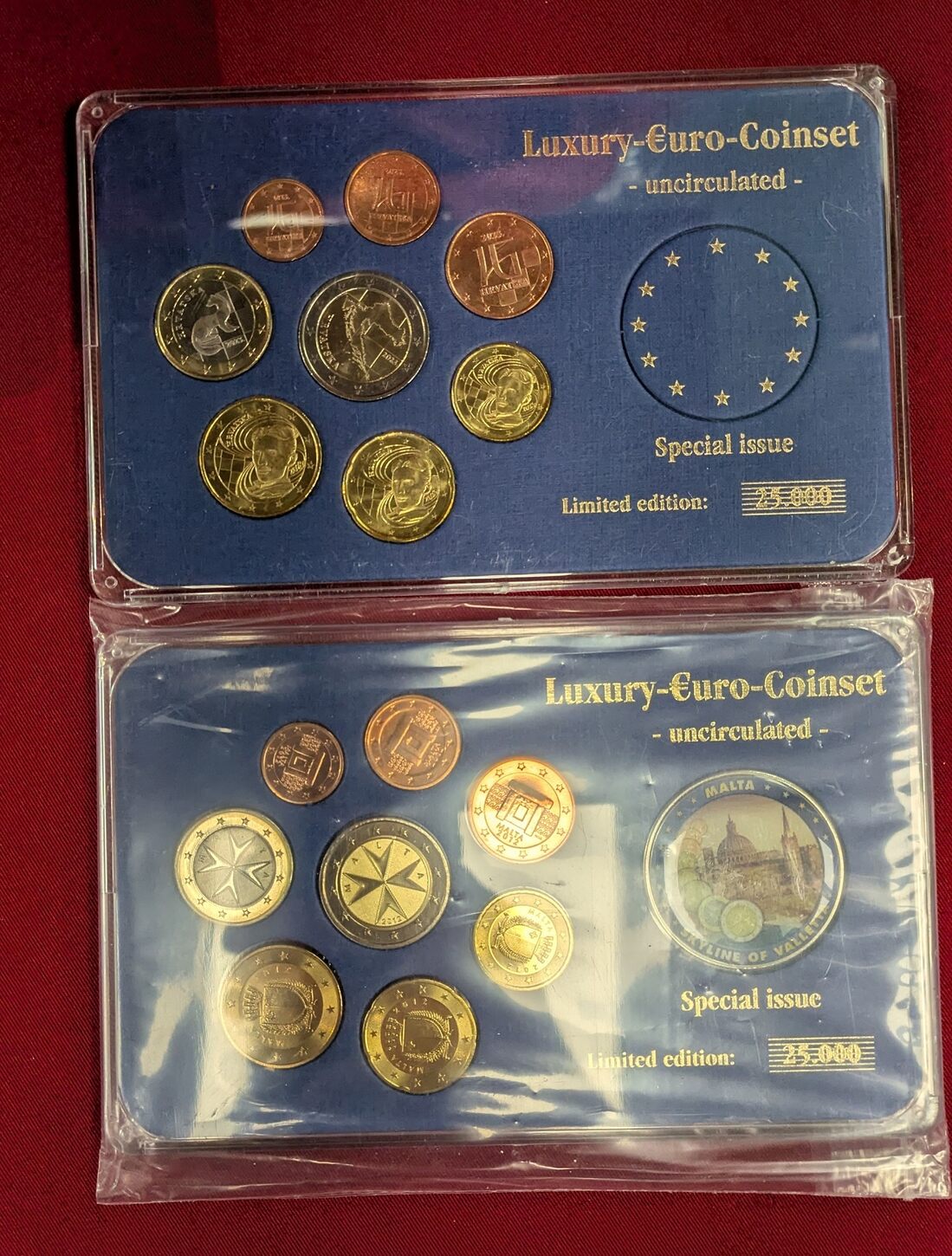 Diverse Euro Länder 18 x KMS Lot - Luxury €uro Coinset versch. Jahre ...