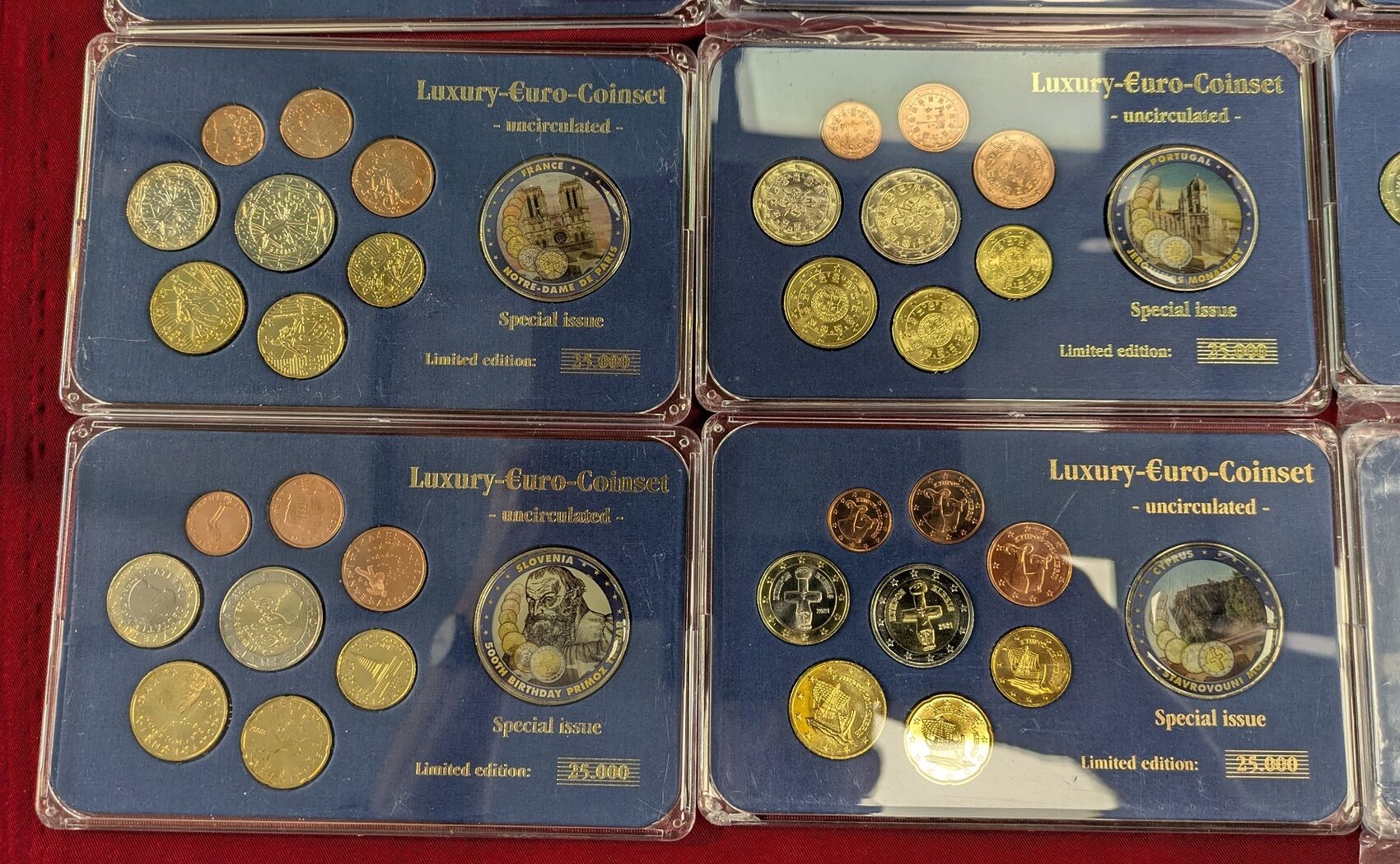 Diverse Euro Länder 18 x KMS Lot - Luxury €uro Coinset versch. Jahre ...