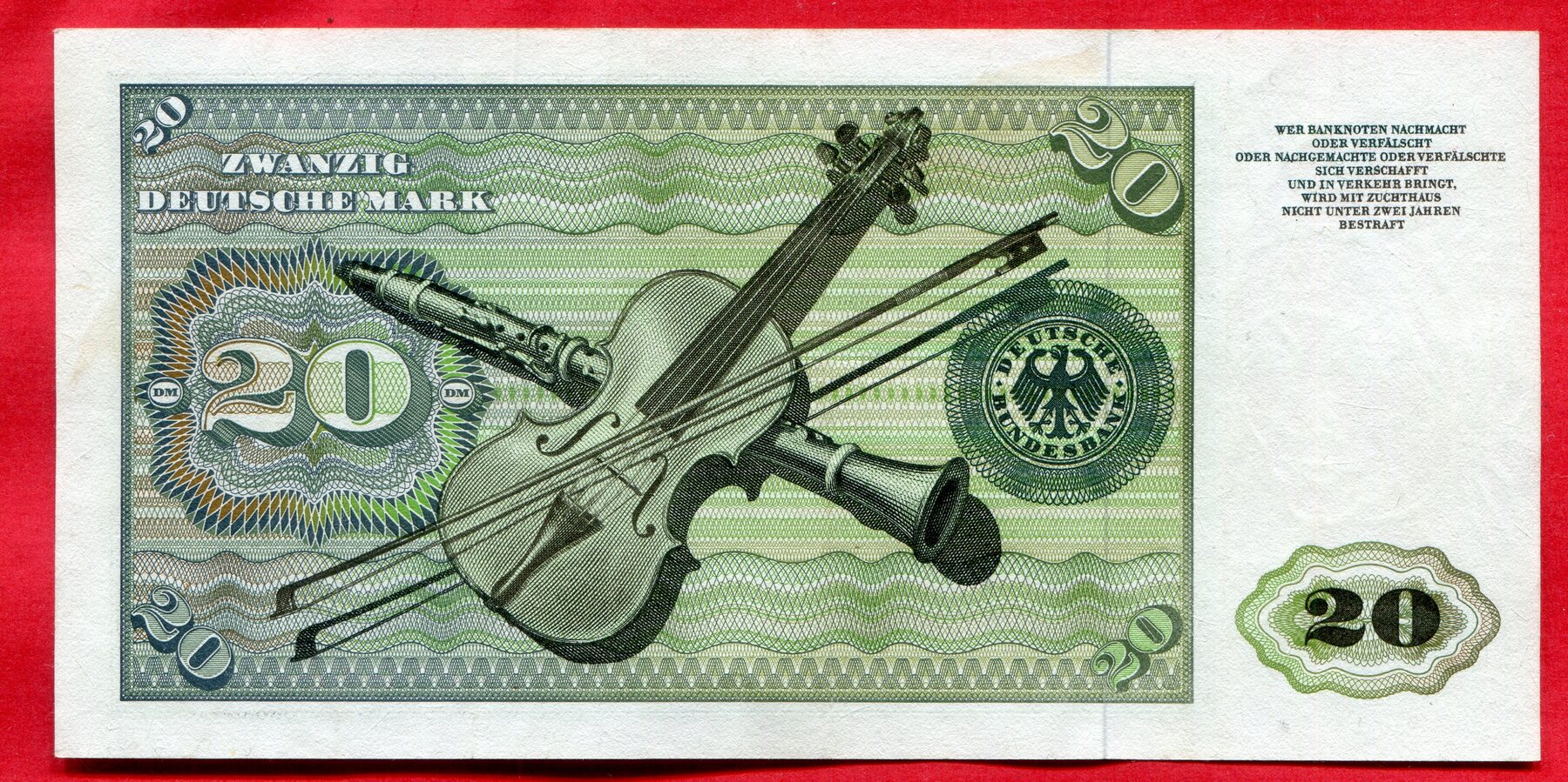 Western Germany FRG Bundesrepublik Deutschland 20 DM Deutsche Mark ...