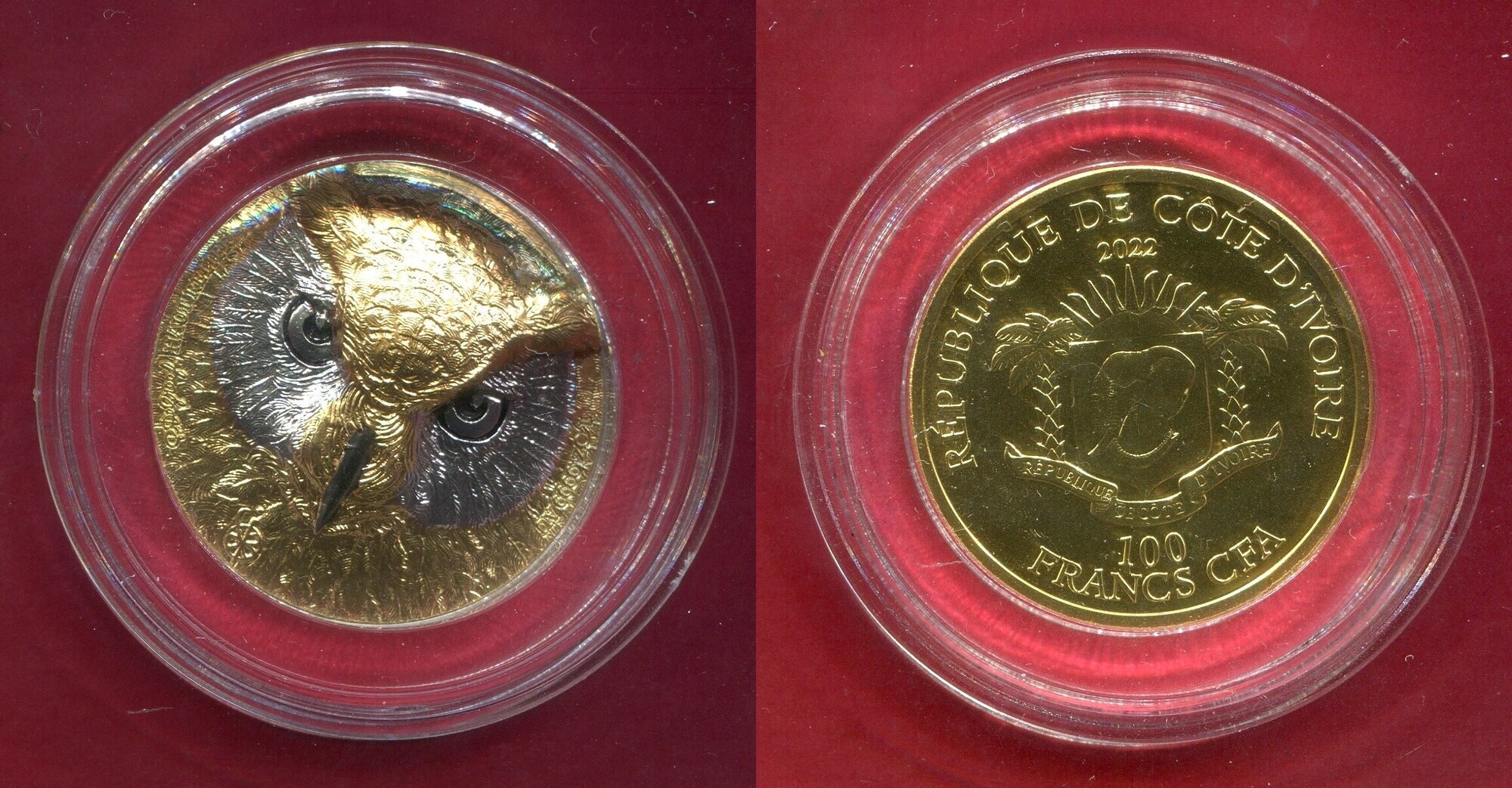 Elfenbeinküste Ivory Coast Cote D`Ivoire 100 Francs CFA 2022 De Greef ...