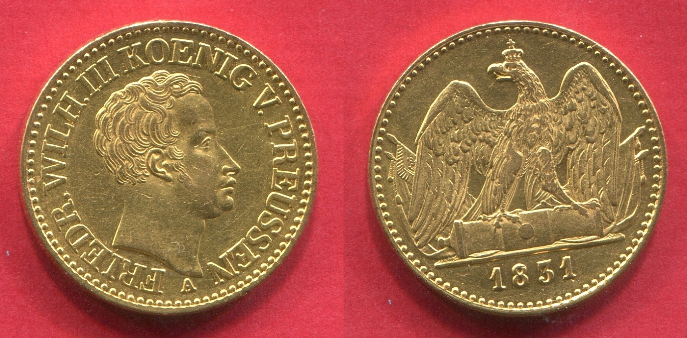 Brandenburg Preußen Königreich Doppelter Friedrich Frederick d'Or 1831 ...