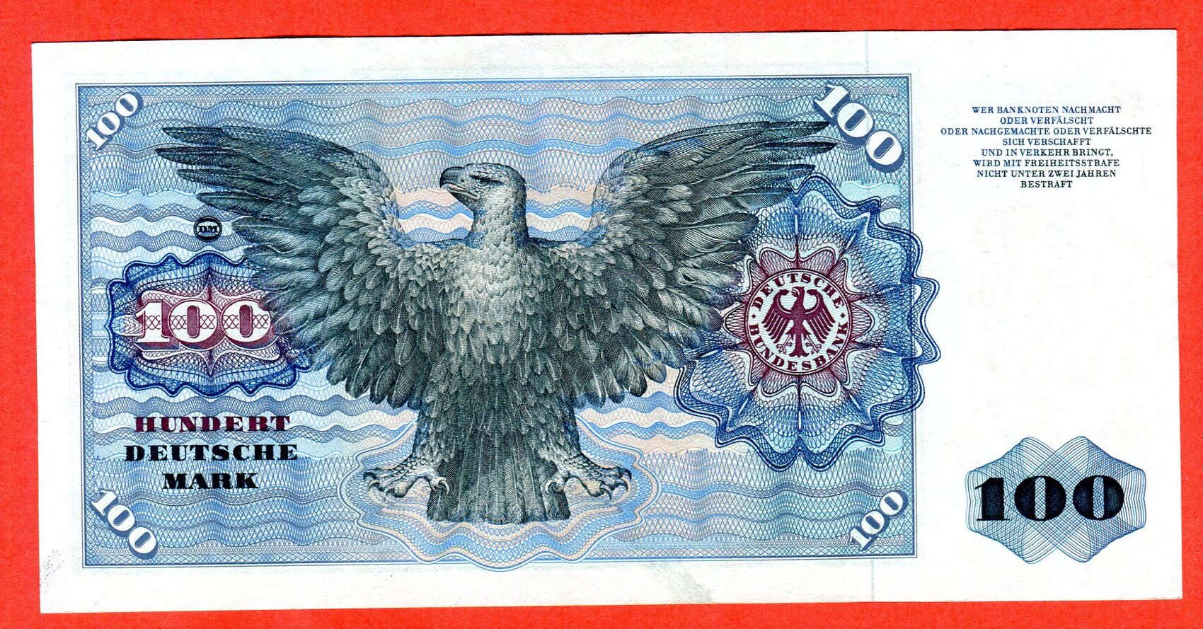 BRD, Deutsche Bundesbank 100 DM Deutsche Mark Banknote 1977 Kosmograph ...