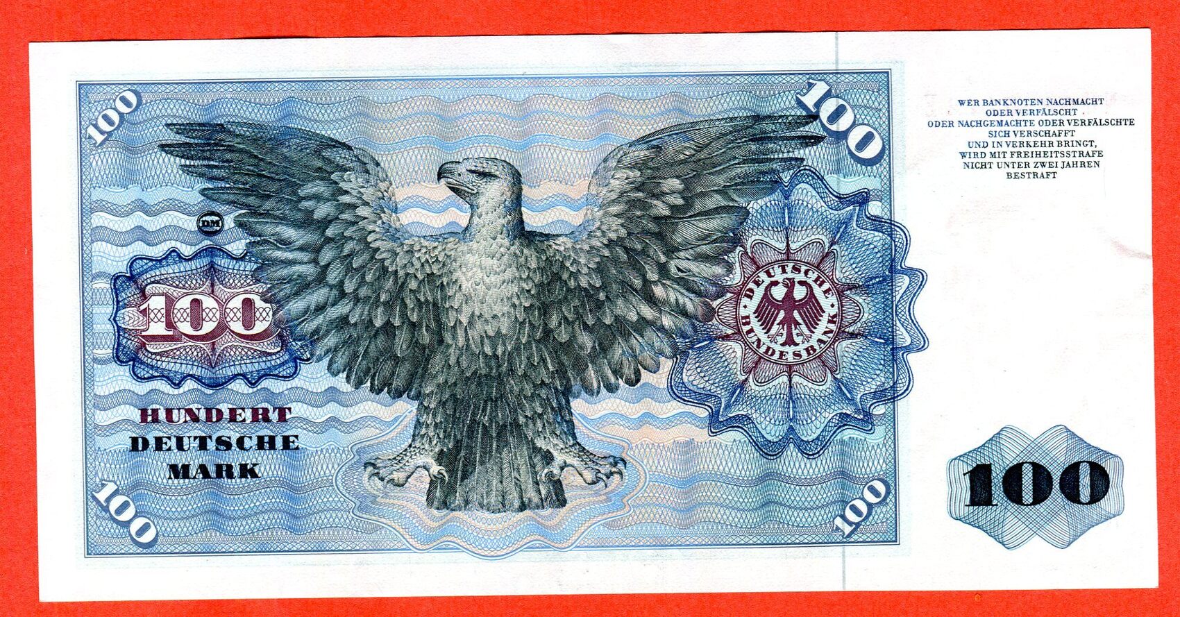 BRD, Deutsche Bundesbank 100 DM Deutsche Mark Banknote 1977 Kosmograph ...