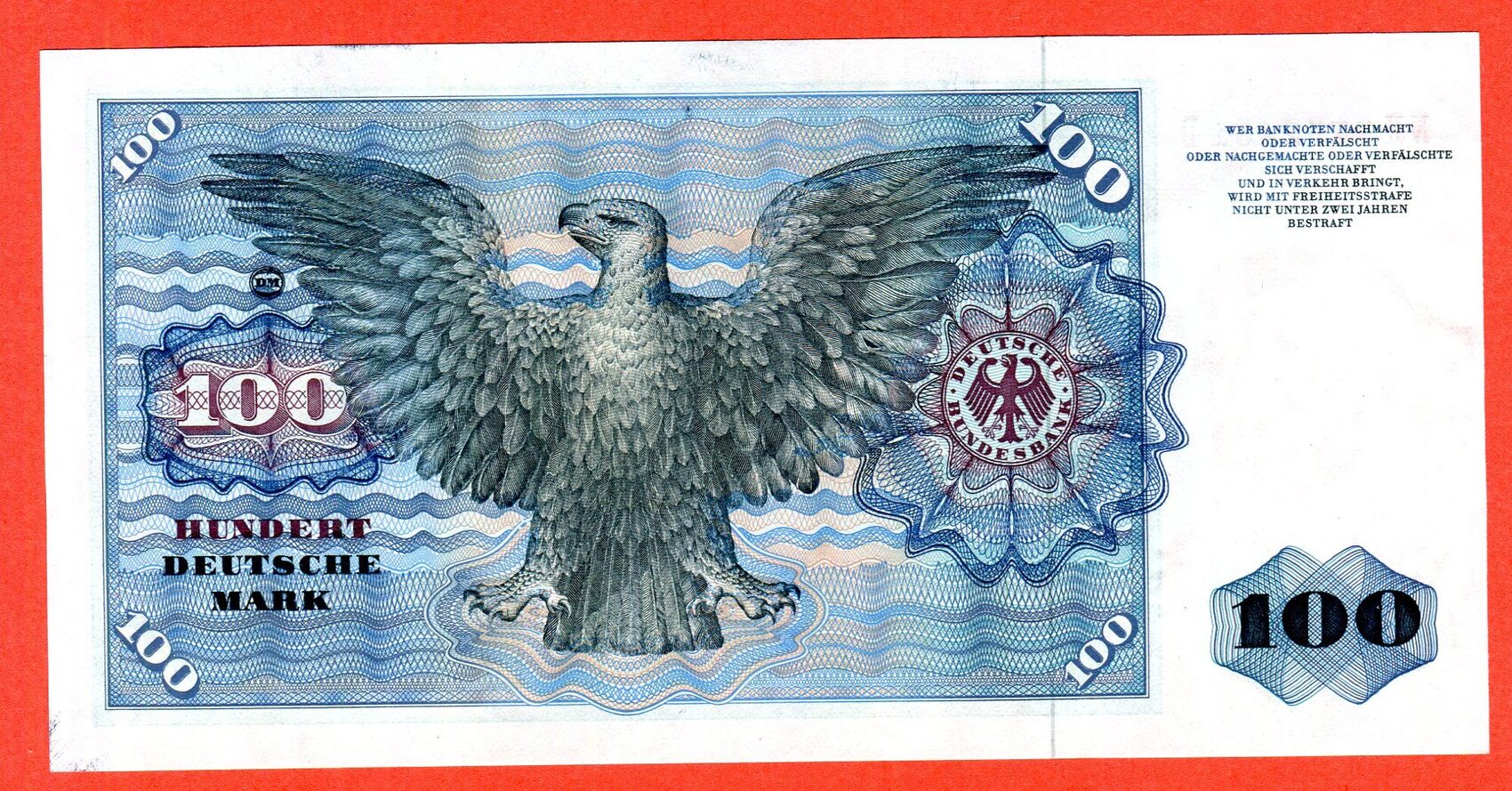 BRD, Deutsche Bundesbank 100 DM Deutsche Mark Banknote 1977 Kosmograph ...