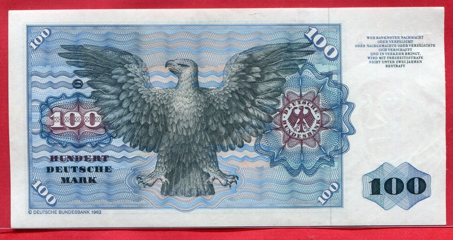 BRD, Deutsche Bundesbank 100 DM Deutsche Mark Banknote Geldschein 2.1. ...