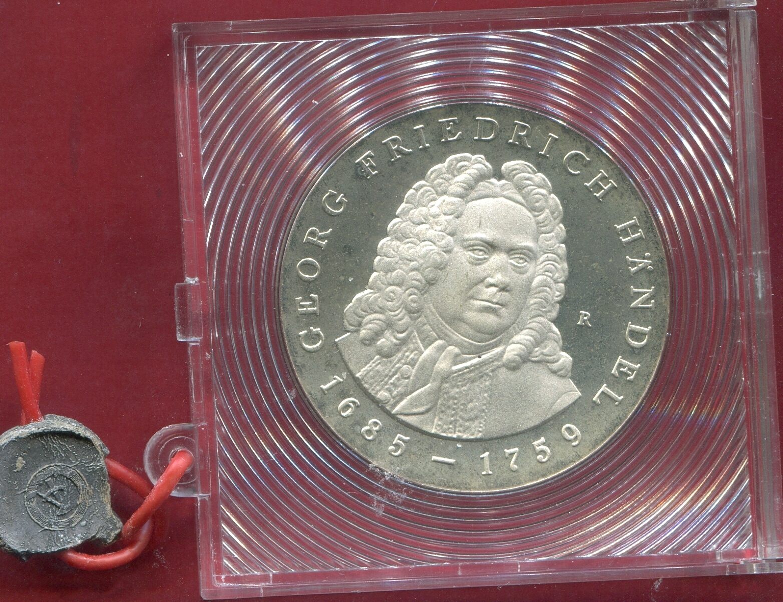 DDR Eastern Germany FRG 20 Mark Silbermünze 1984 225. Todestag von ...