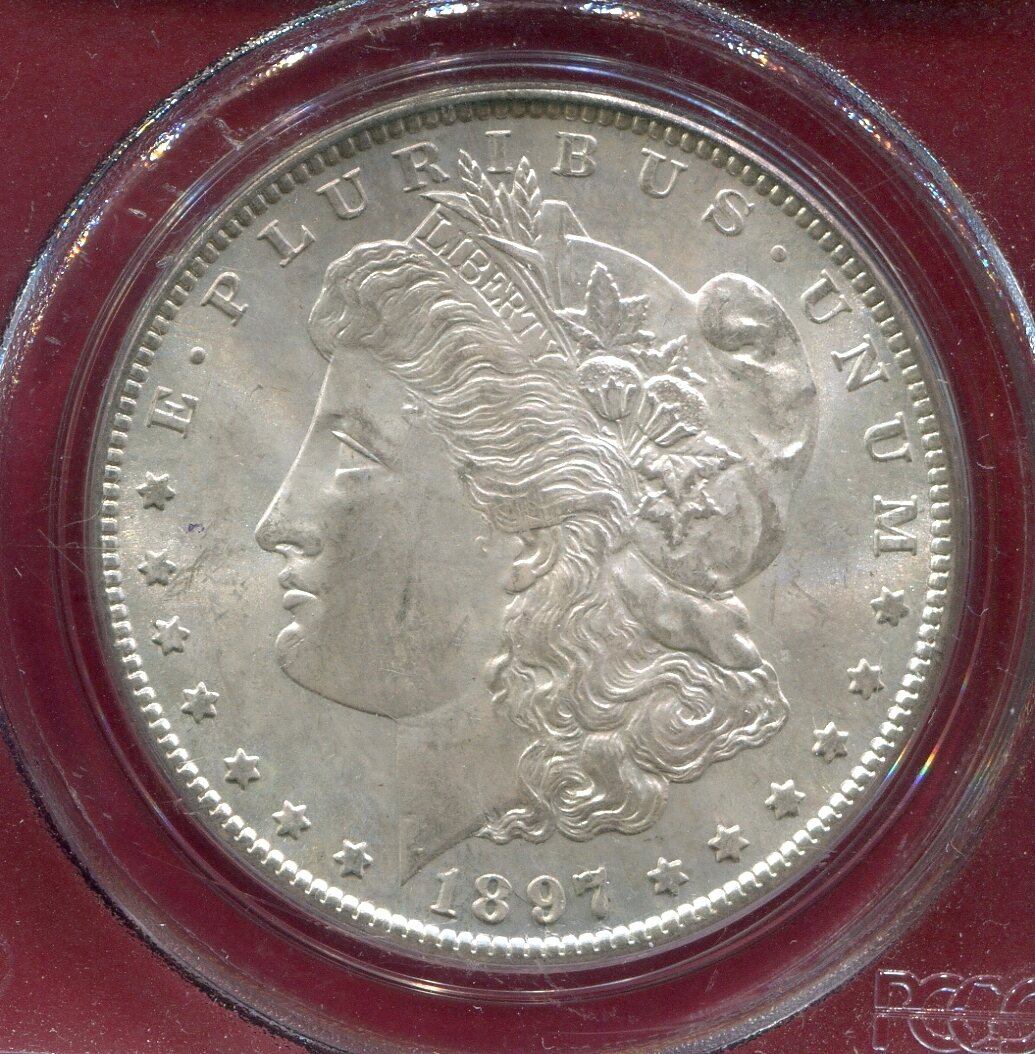USA 1 Dollar Morgan Silber Variety 1900 Repunched Mint Mark, O over CC ...