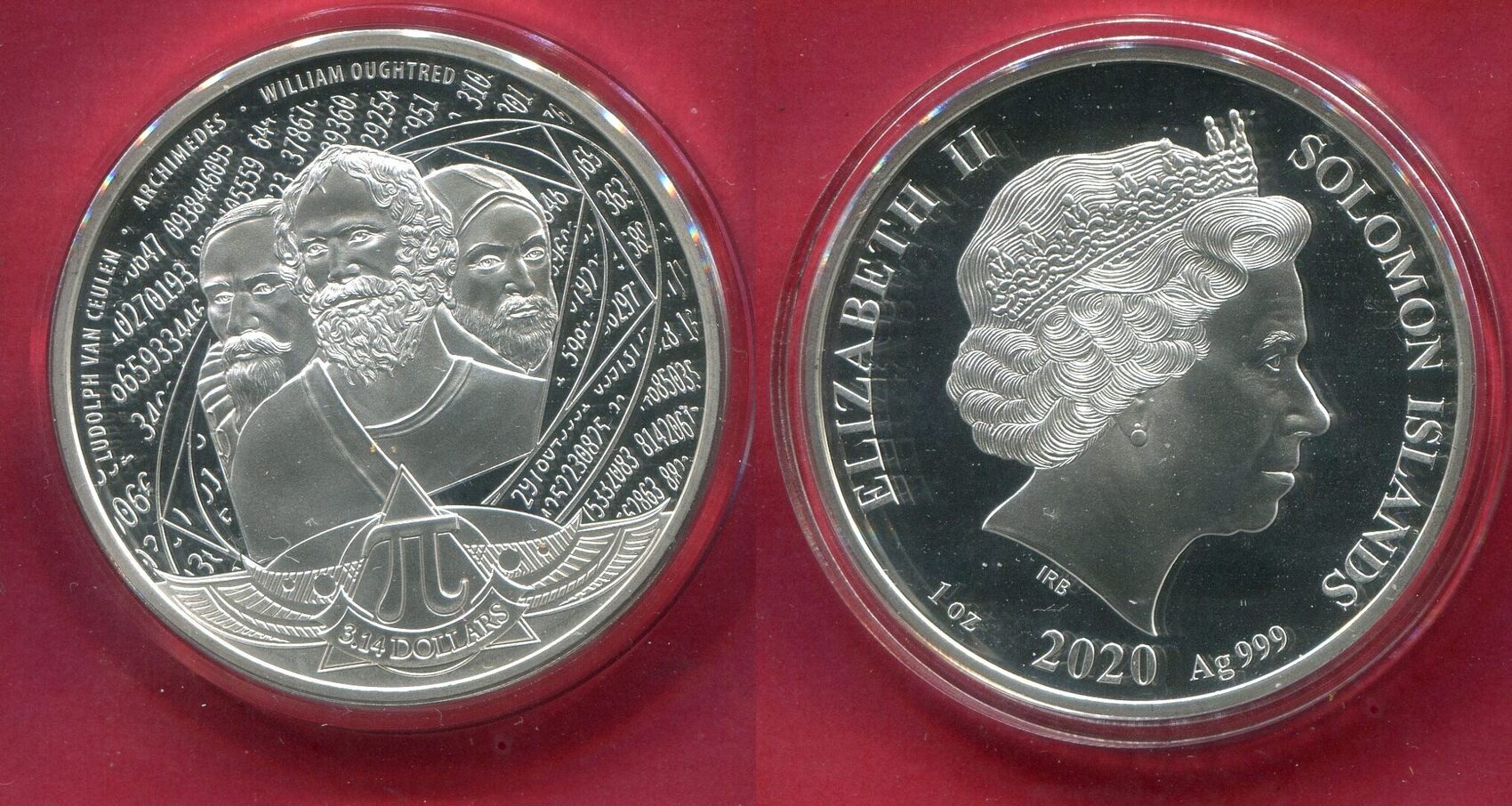 Salomon-Inseln Solomon Islands 3,14 Dollars Silber Unze Ounce 2020 Die ...