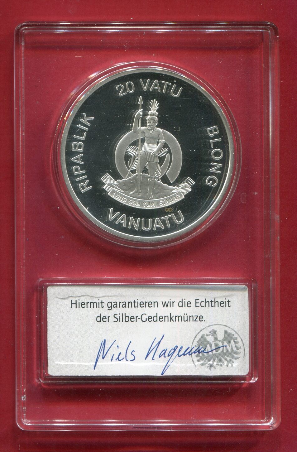Vanuatu 20 Vatu Silber Unza Ounce 2020 Die seltensten Silberunzen der ...