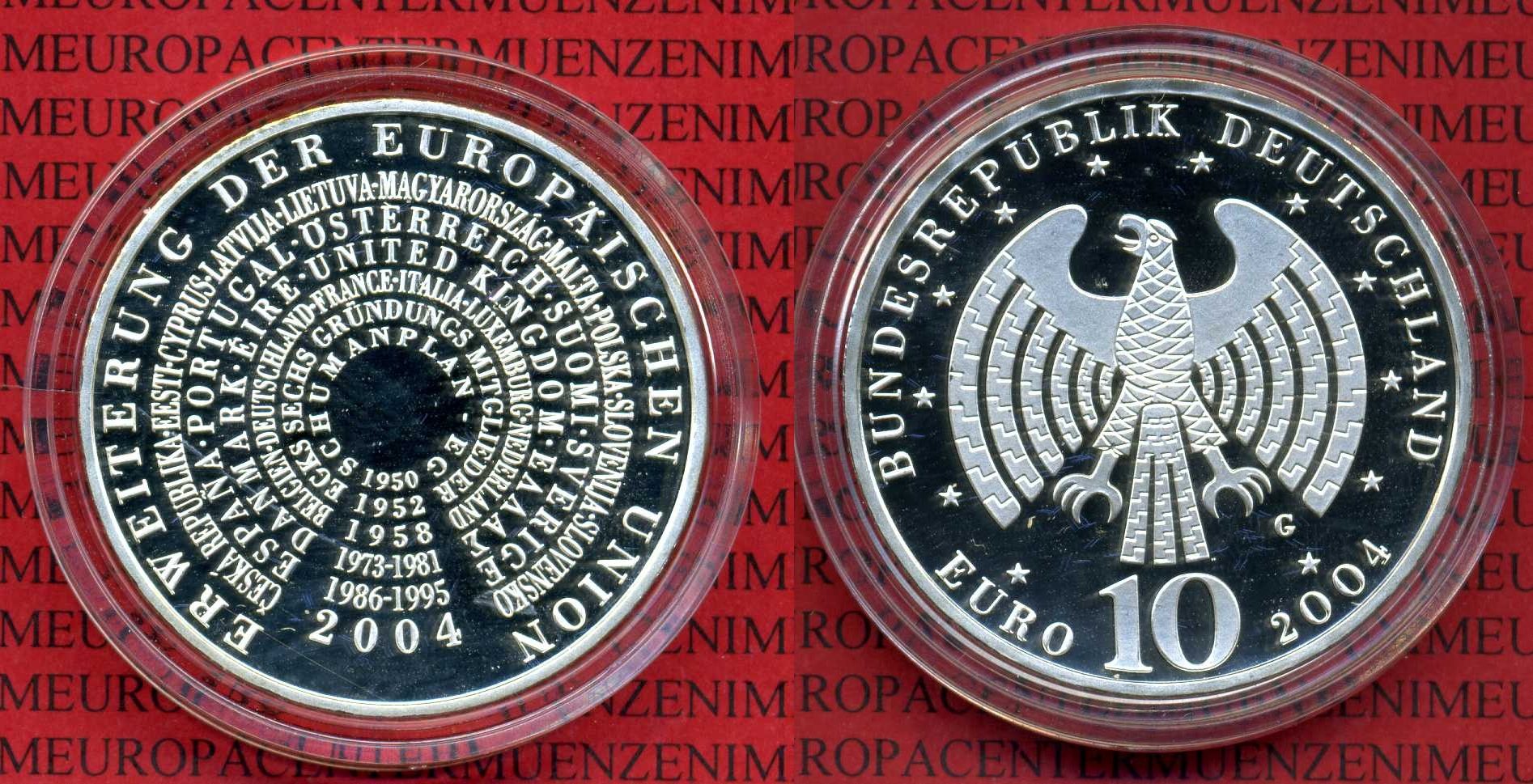 Bundesrepublik Deutschland, Germany FRG 10 Euro Silbermünze 2004 ...