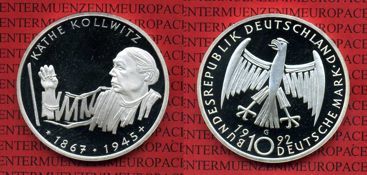 Bundesrepublik Deutschland FRG Germany 10 DM Gedenkmünze Commemorative ...
