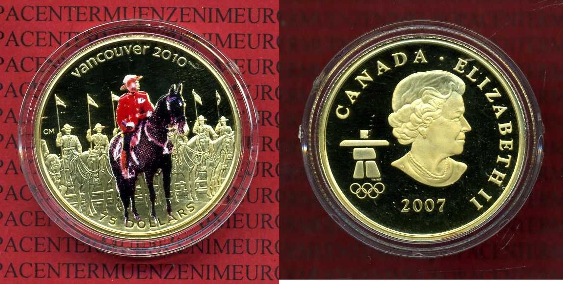Kanada Canada 75 Dollars Goldm nze Kanada 75 Dollar 2007 Gold