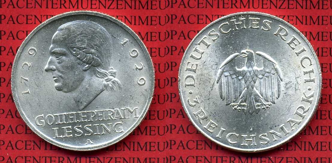 Weimarer Republik Deutsches Reich 3 Mark Silber Weimarer Republik 3 ...