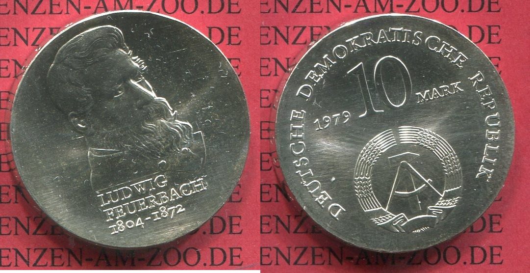 DDR Eastern Germany GDR 10 Mark DDR Silber Gedenkmünze DDR 10 Mark 1979 ...