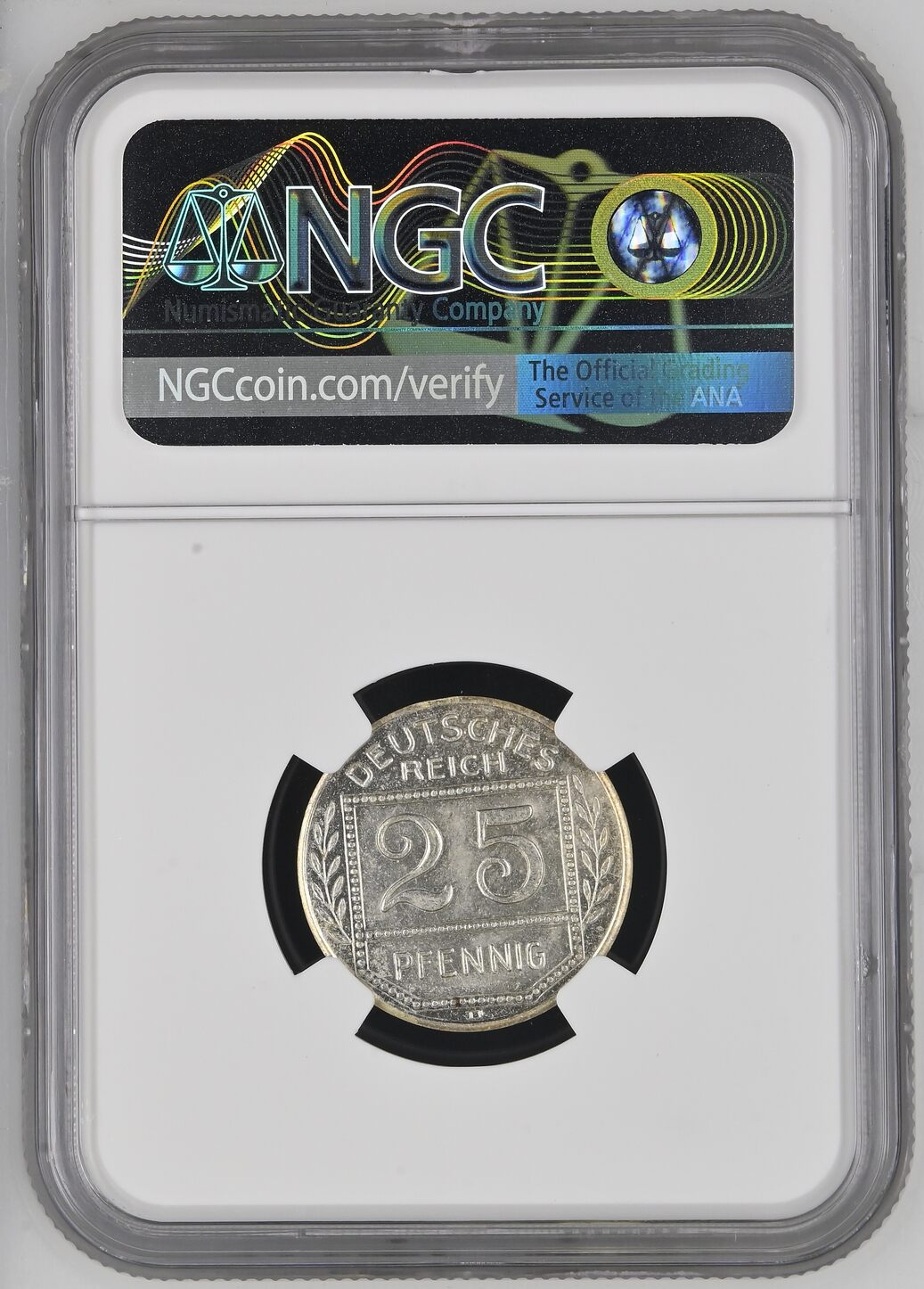 Germany Kaiserreich 25 Pfennig Probe 1908 D Karl Goetz Finest known to ...