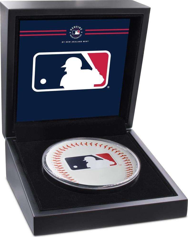 2 Dollars MLB LOGO Major League Baseball 1 Oz Silver Coin 2$ Niue 2024 ...