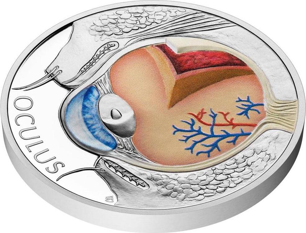 1 Dollar EYE Human Body 1 Oz Silver Coin 1$ Niue 2025 Proof | MA-Shops